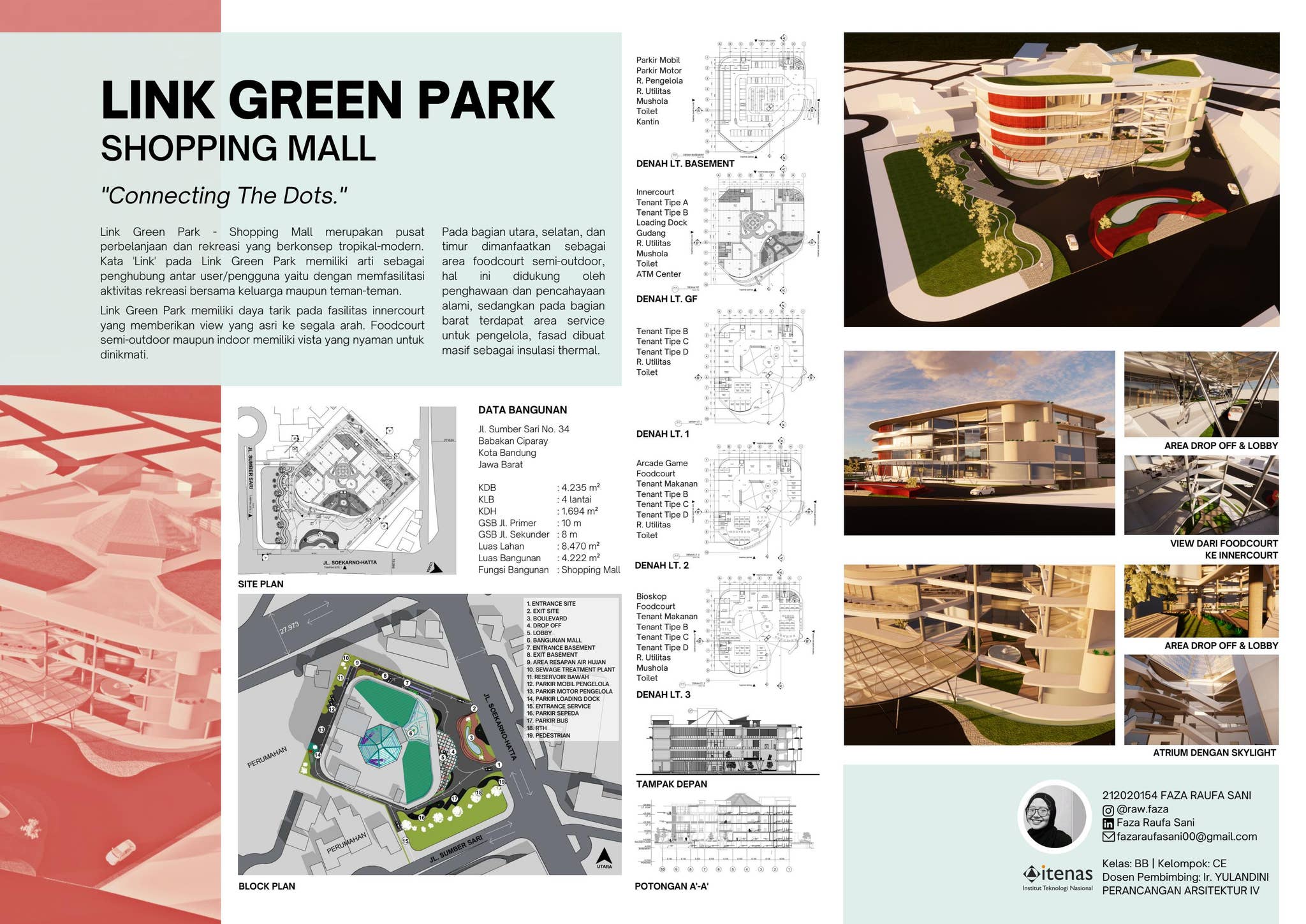 Link Green Park - Shopping Mall (Architectural Design Studio IV) by ...