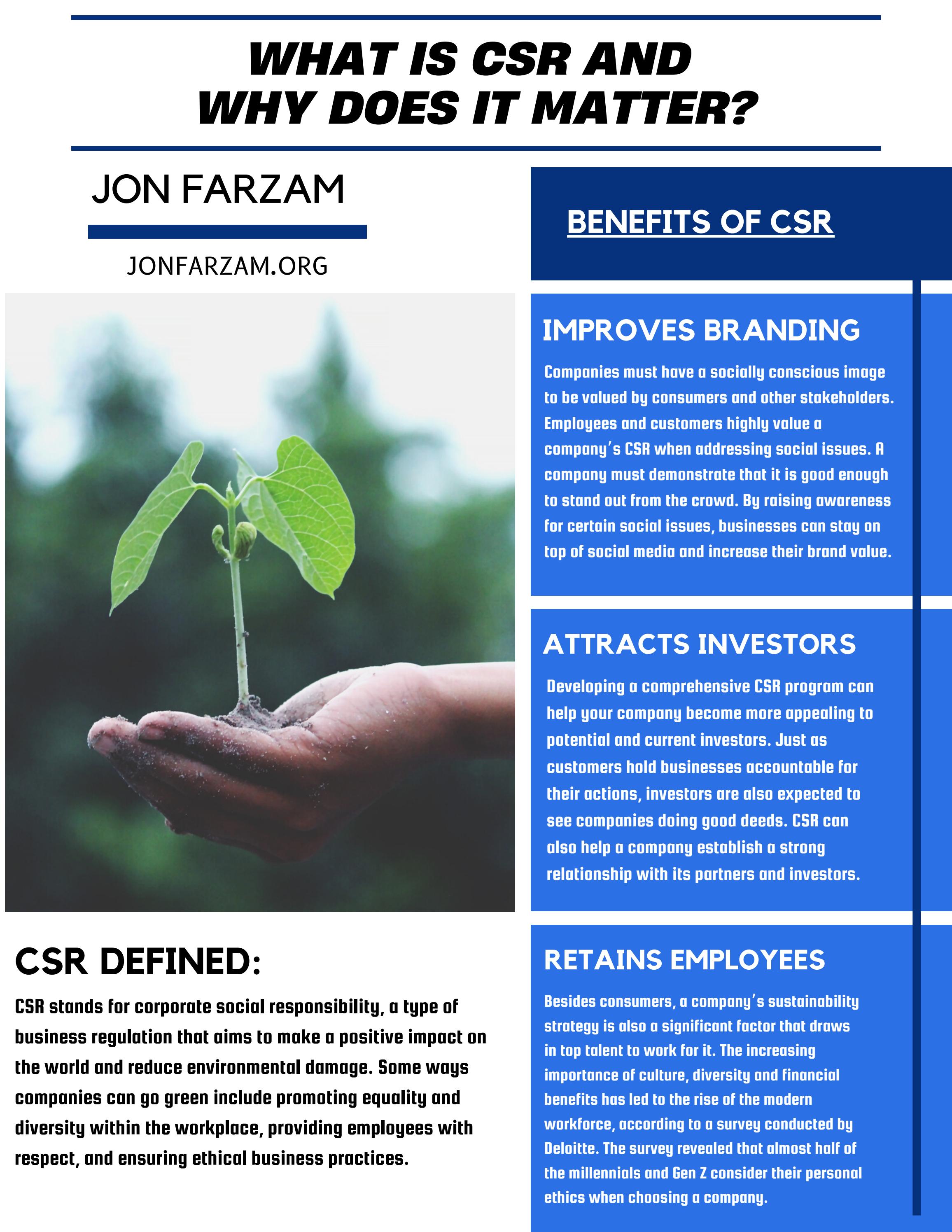 Jon Farzam on What is CSR and Why Does It Matter? | Los Angeles, CA by ...
