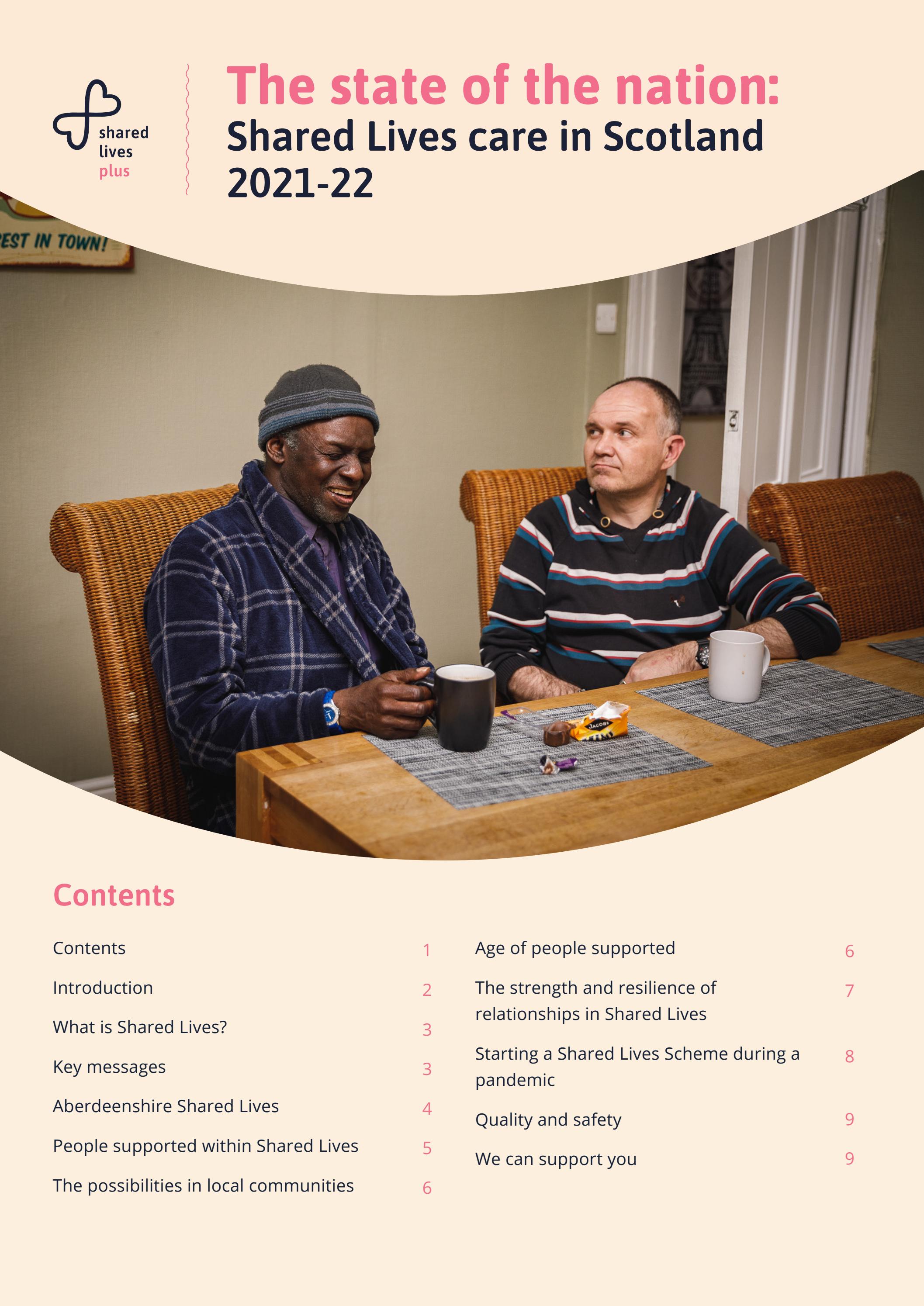Shared Lives care in Scotland 2021-2022 by SharedLivesPlus - Issuu