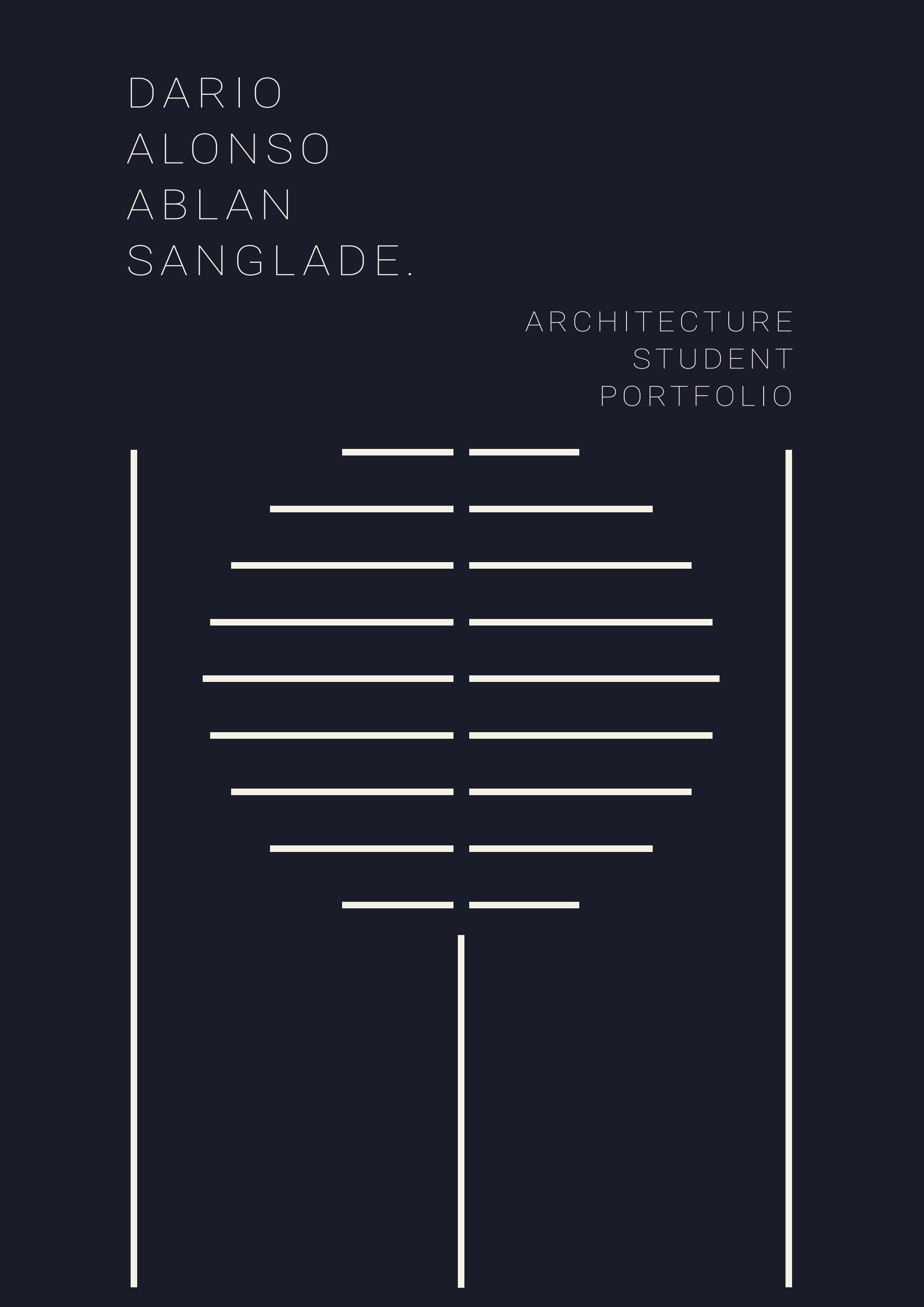 First Portfolio / Dario Alonso Ablan Sanglade by Dario Alonso Ablan ...