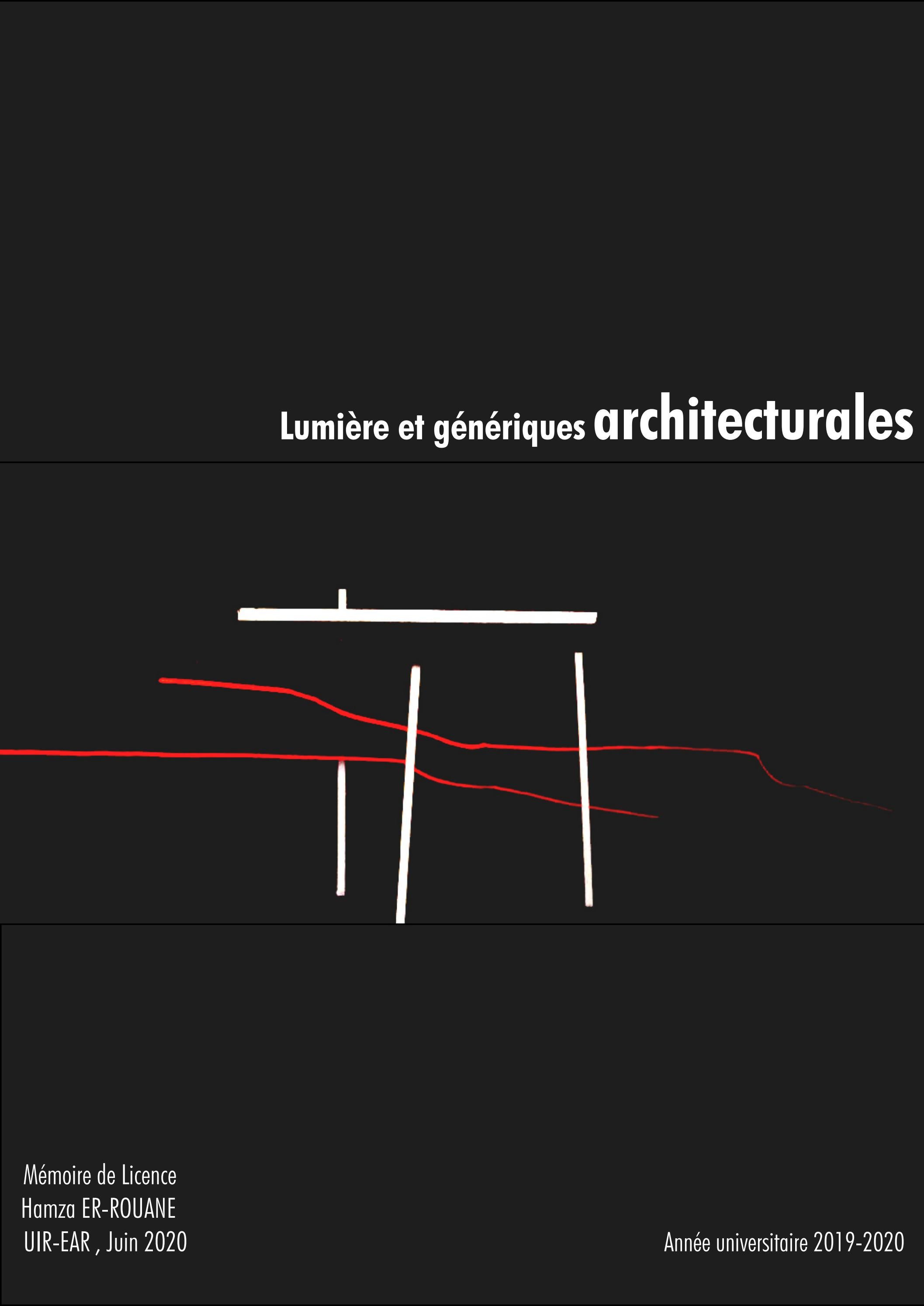 Lumière et génériques architecturales by Hamza Er-rouane - Issuu