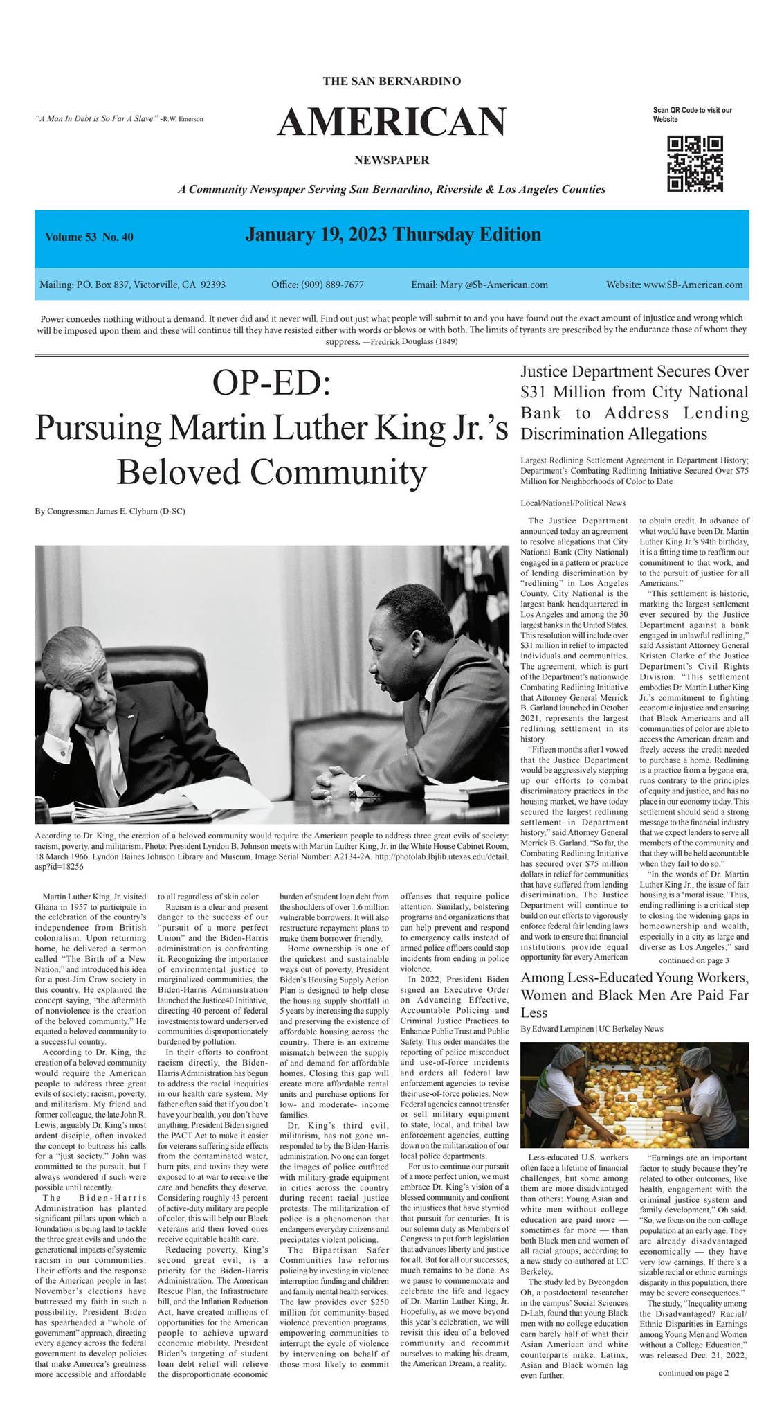 SB American News Week Ending 1/25 by San Bernardino American News - Issuu