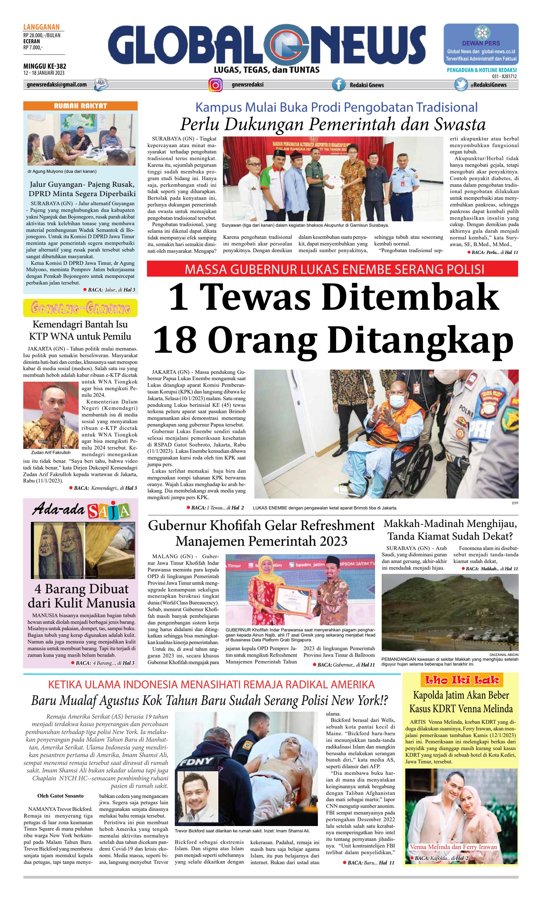 Kora Global News Edisi 382 by Redaksi Gnews - Issuu