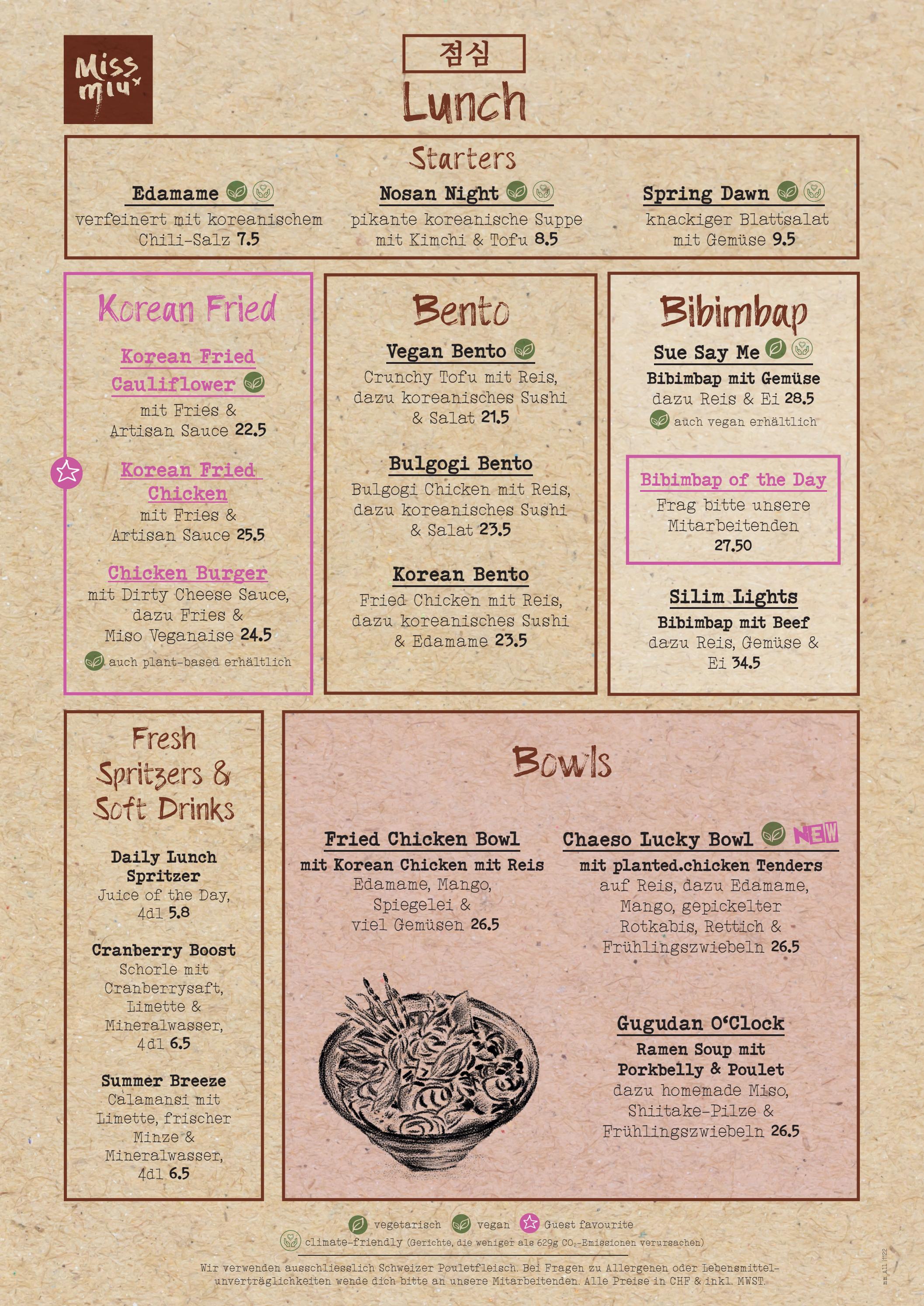 Miss Miu Lunch DE 221 / 318 by Familie Wiesner Gastronomie AG - Issuu
