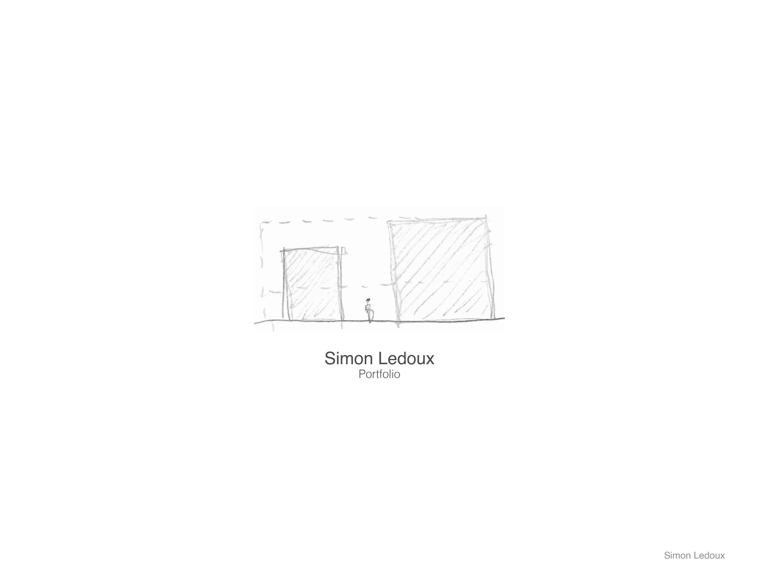 Simon Ledoux_Portfolio by Simon Ledoux - Issuu