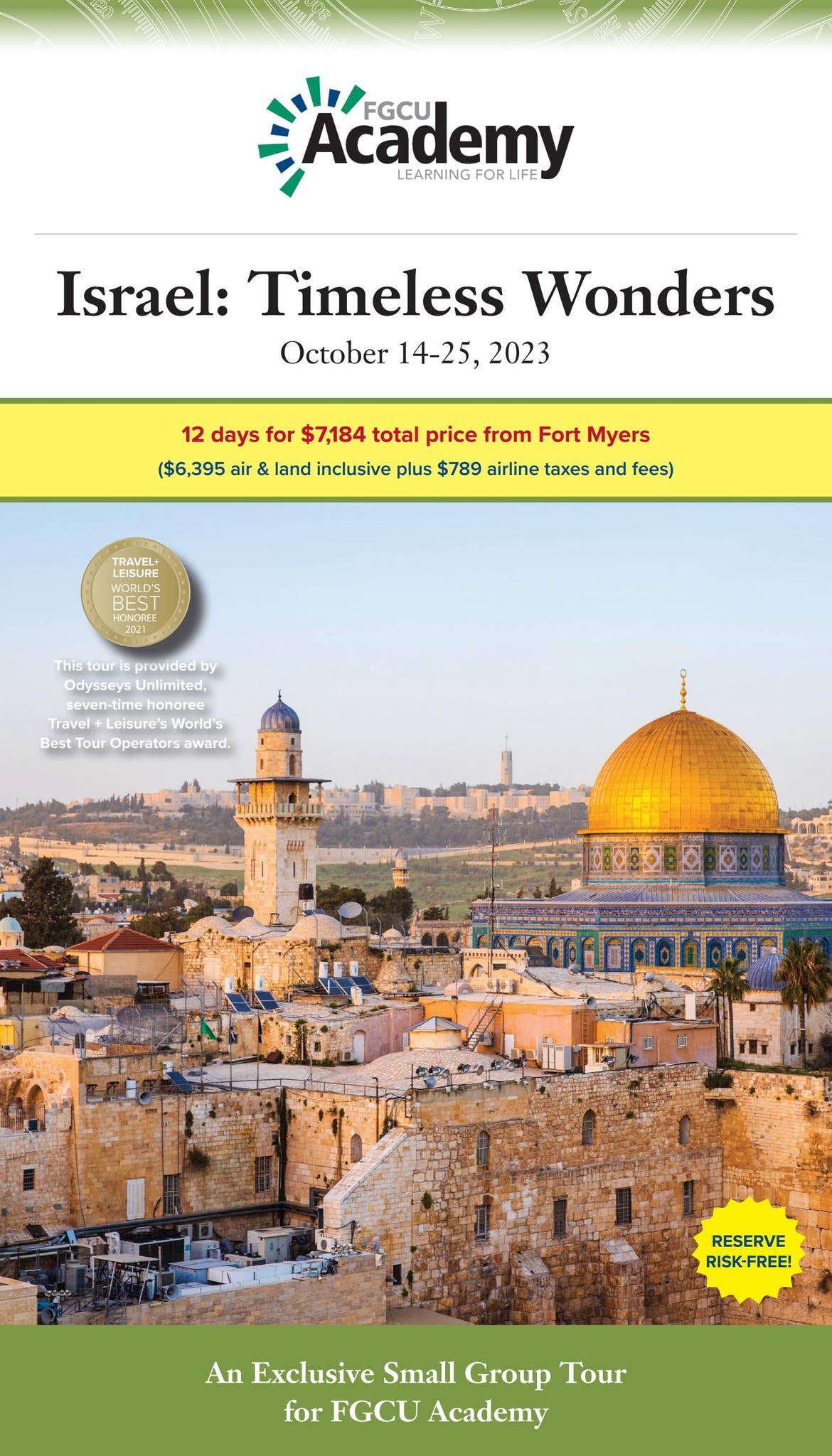 Travel to Israel by FGCU Academy - Learning for Life - Issuu