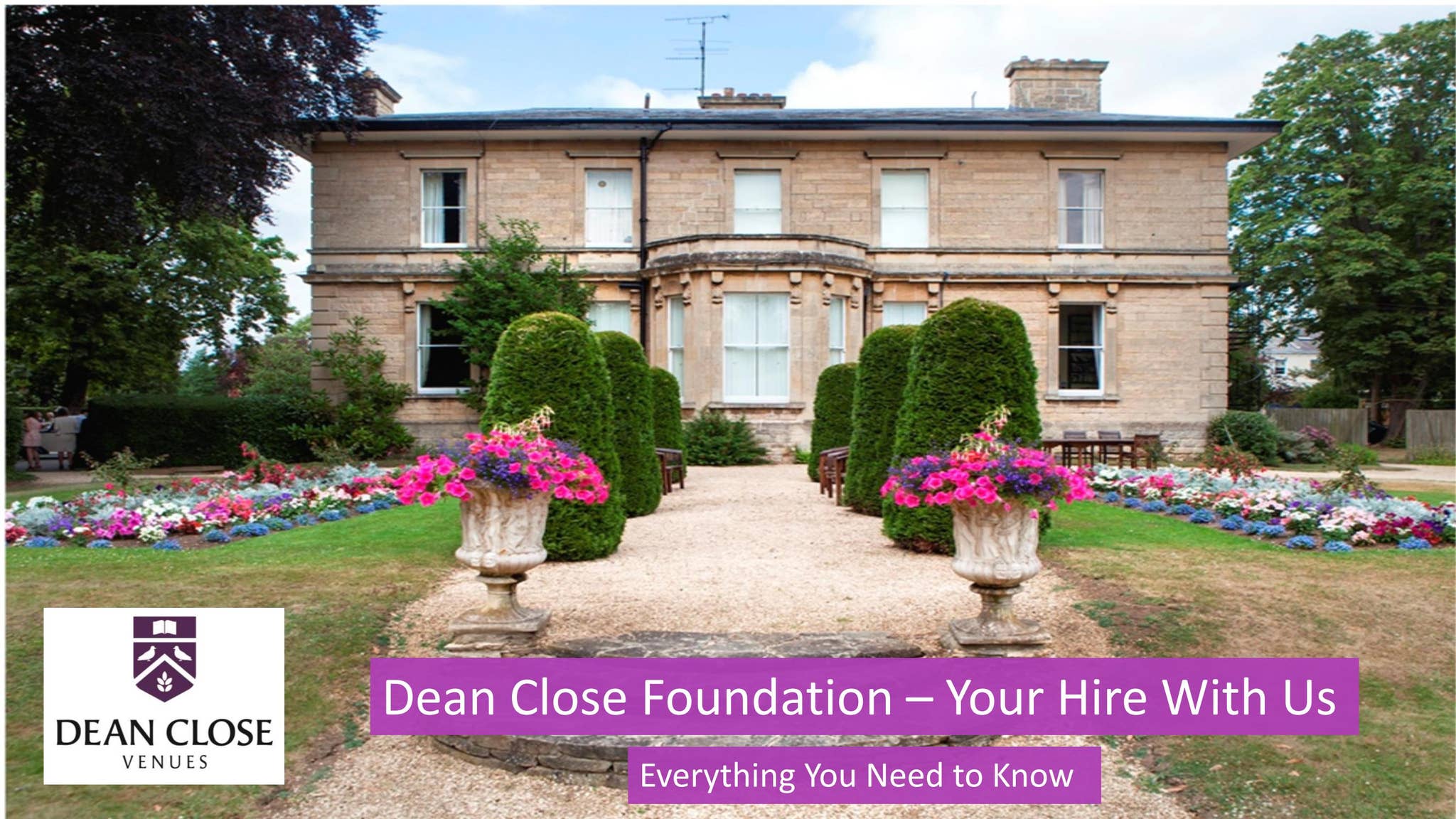 DCSL- Dean Close Foundation - Your Hire With Us by Dean Close School ...