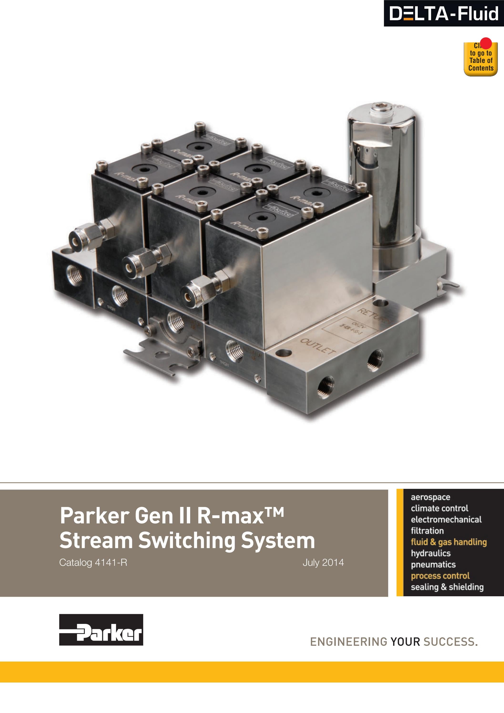 Parker Gen II R max Stream Switching System 1407-4141-R-US by ...