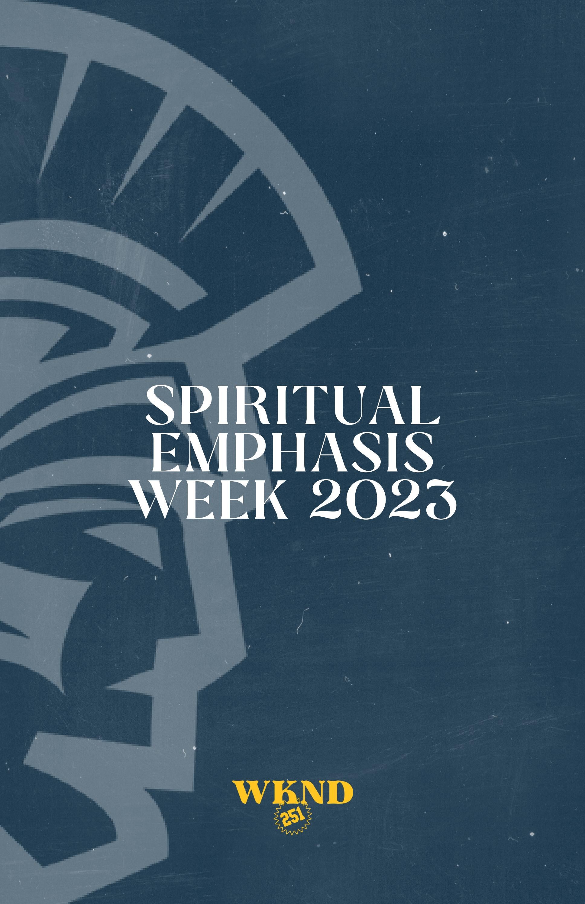 Spiritual Emphasis Week Devotions by CHCAcademy - Issuu