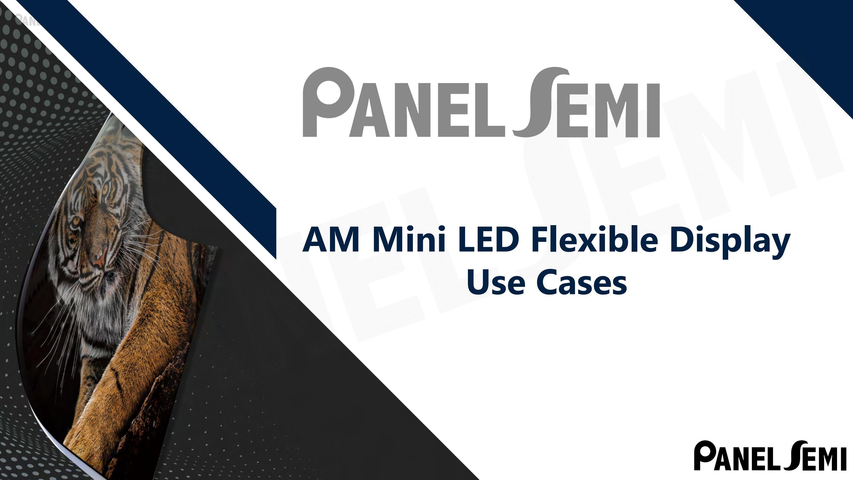 PanelSemi AM Mini LED Flexible Display Use Cases by MaYen Ma - Issuu