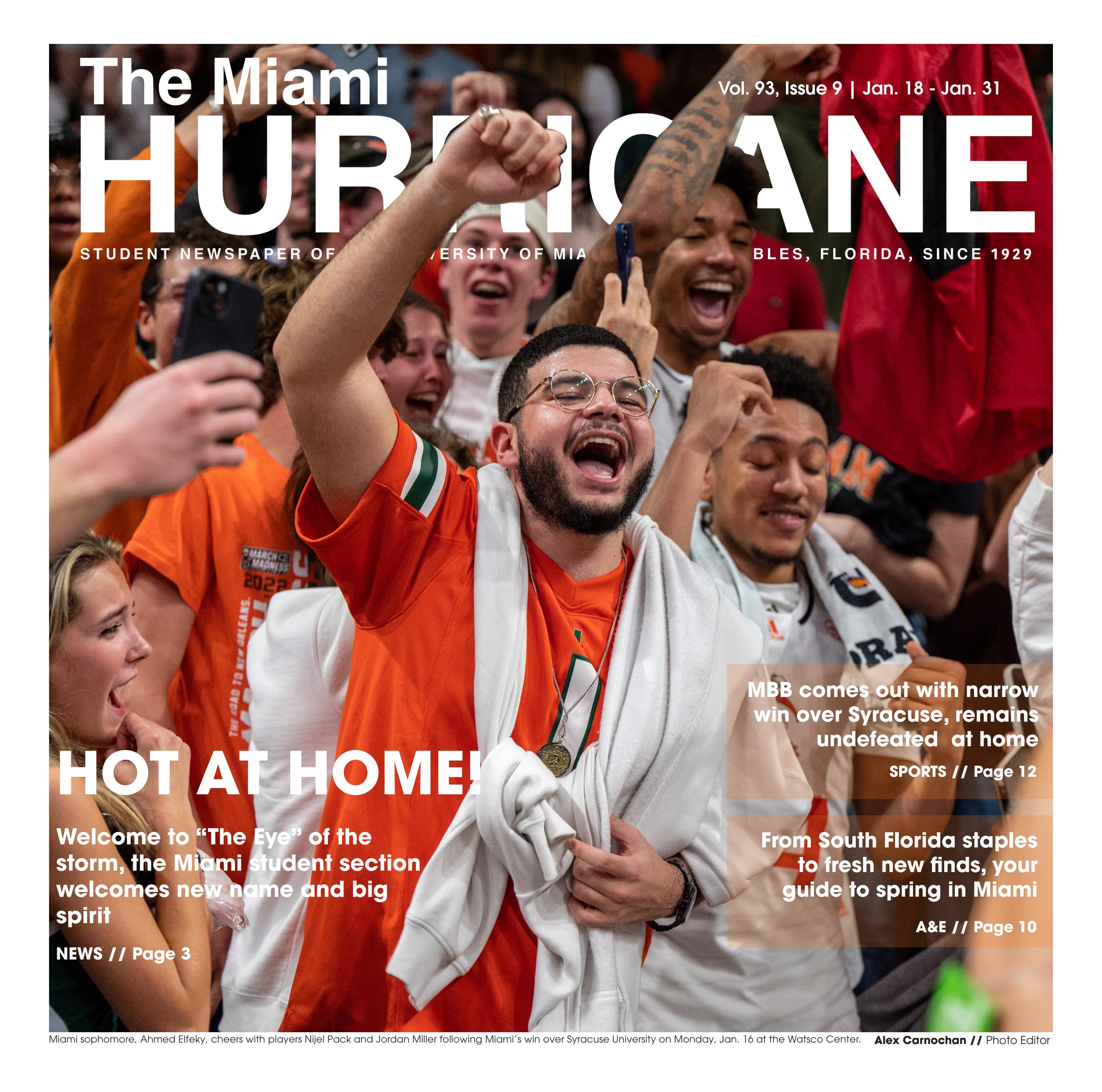 The Miami Hurricane: January 18, 2023 by The Miami Hurricane - Issuu