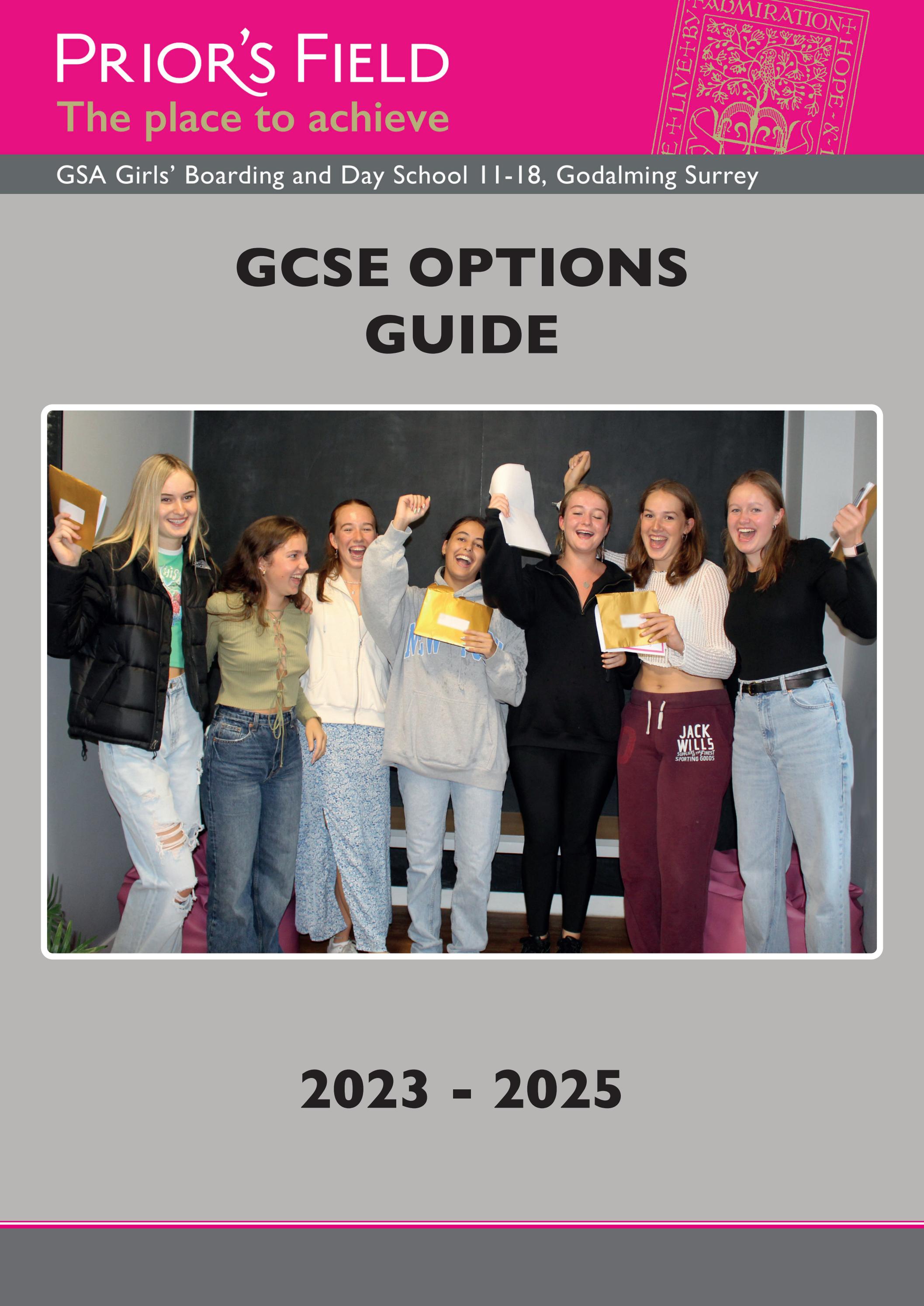 Prior's Field GCSE Options Guide 2023-2025 by Prior's Field - Issuu