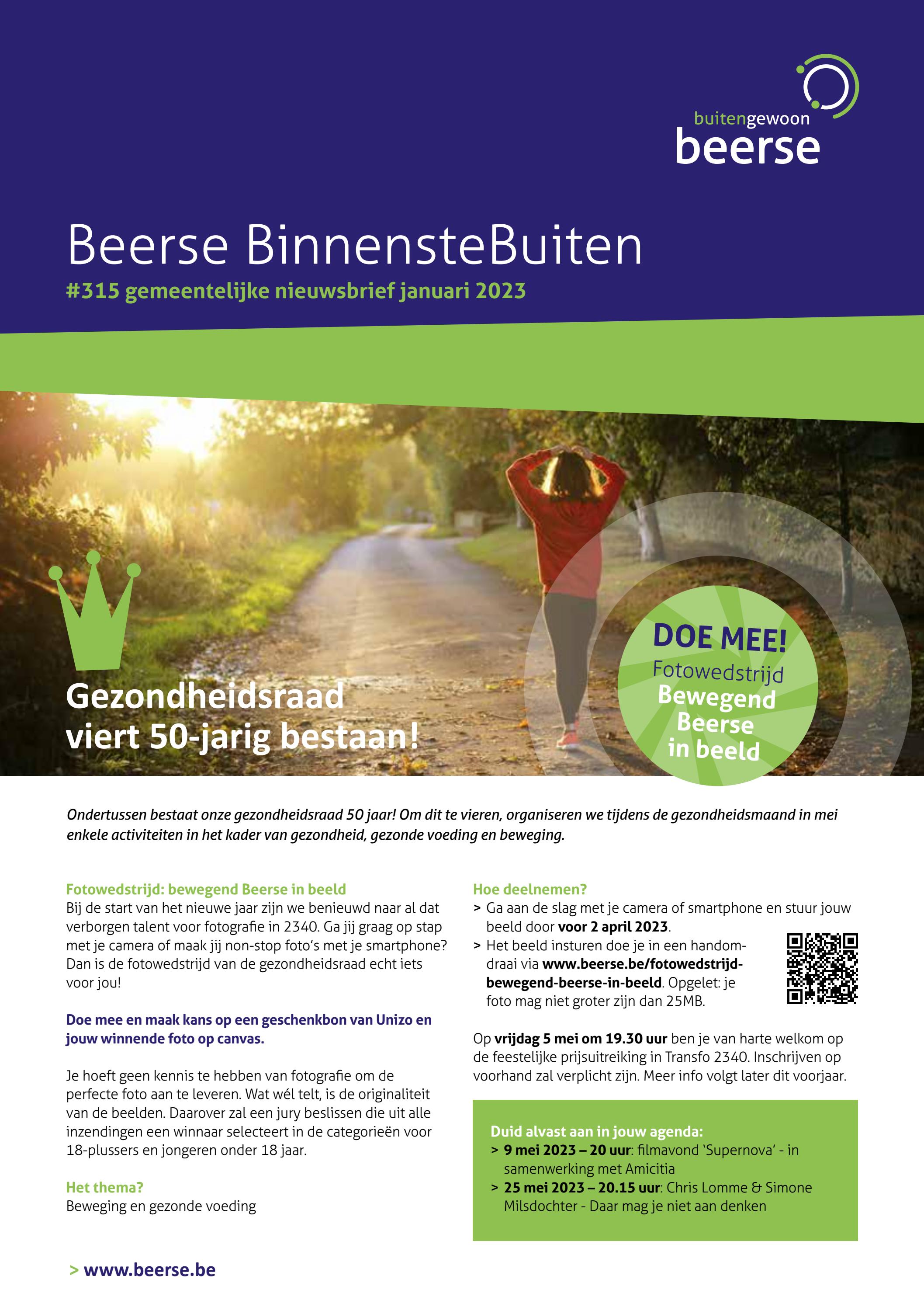Beerse Binnenstebuiten #315 - januari 2023 by lokaalbestuurBeerse - Issuu
