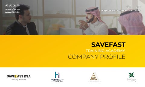 SaveFast Training Academy Profile - Saudi by Save Fast - Issuu