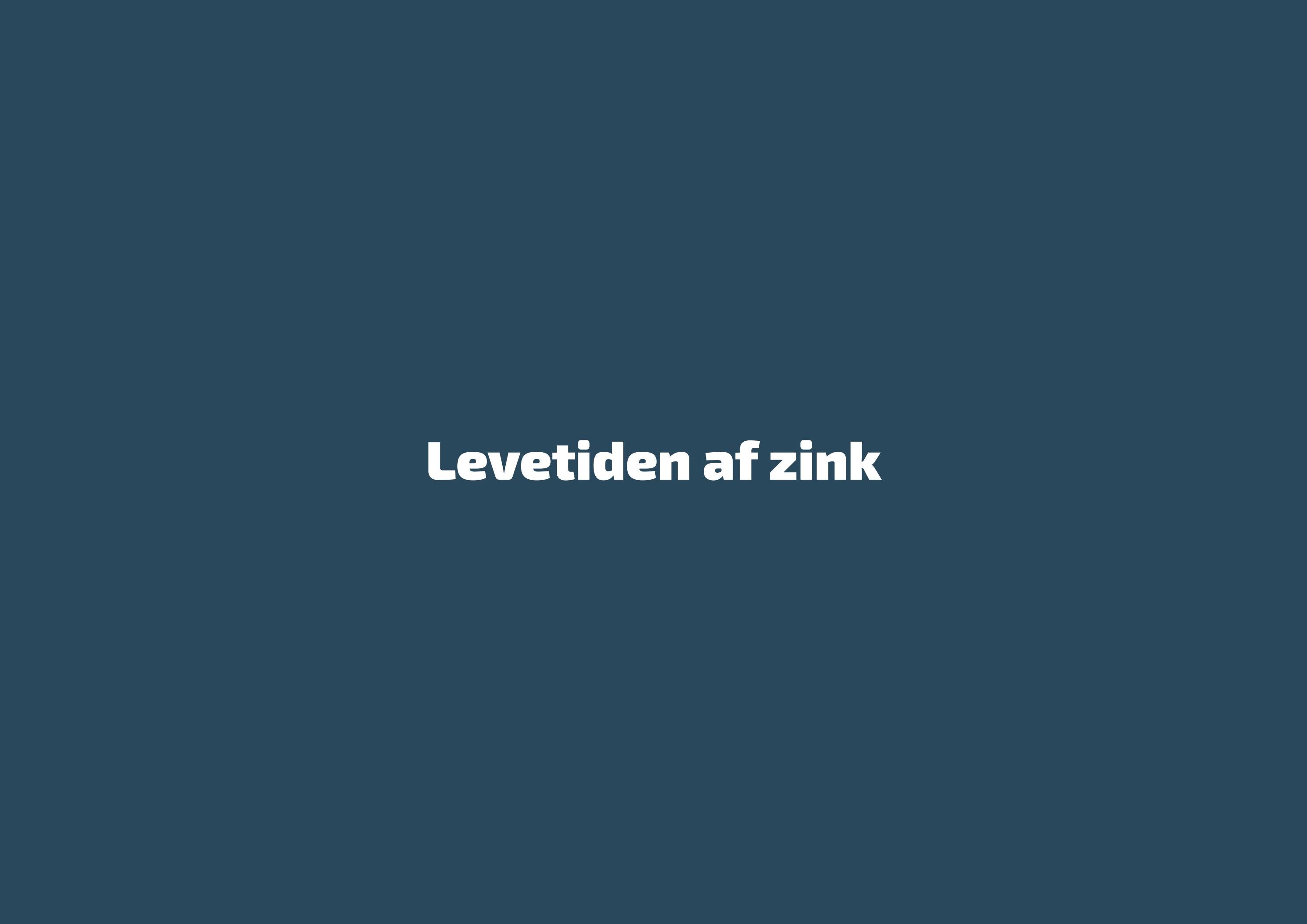 Levetiden af zink │Vejledning by NG ZINK A/S - Issuu