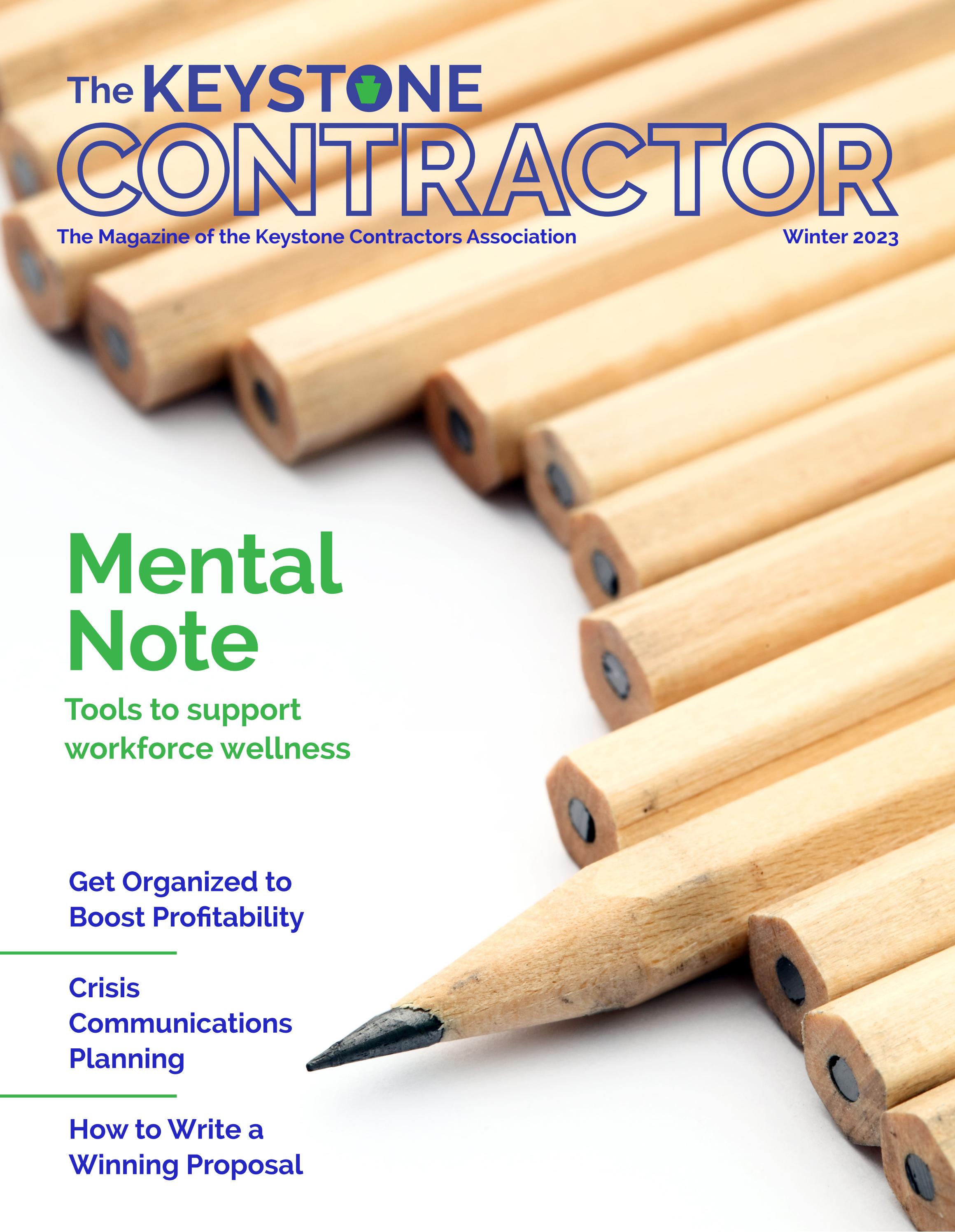 The Keystone Contractor Magazine Winter 2023 by Atlas Marketing - Issuu