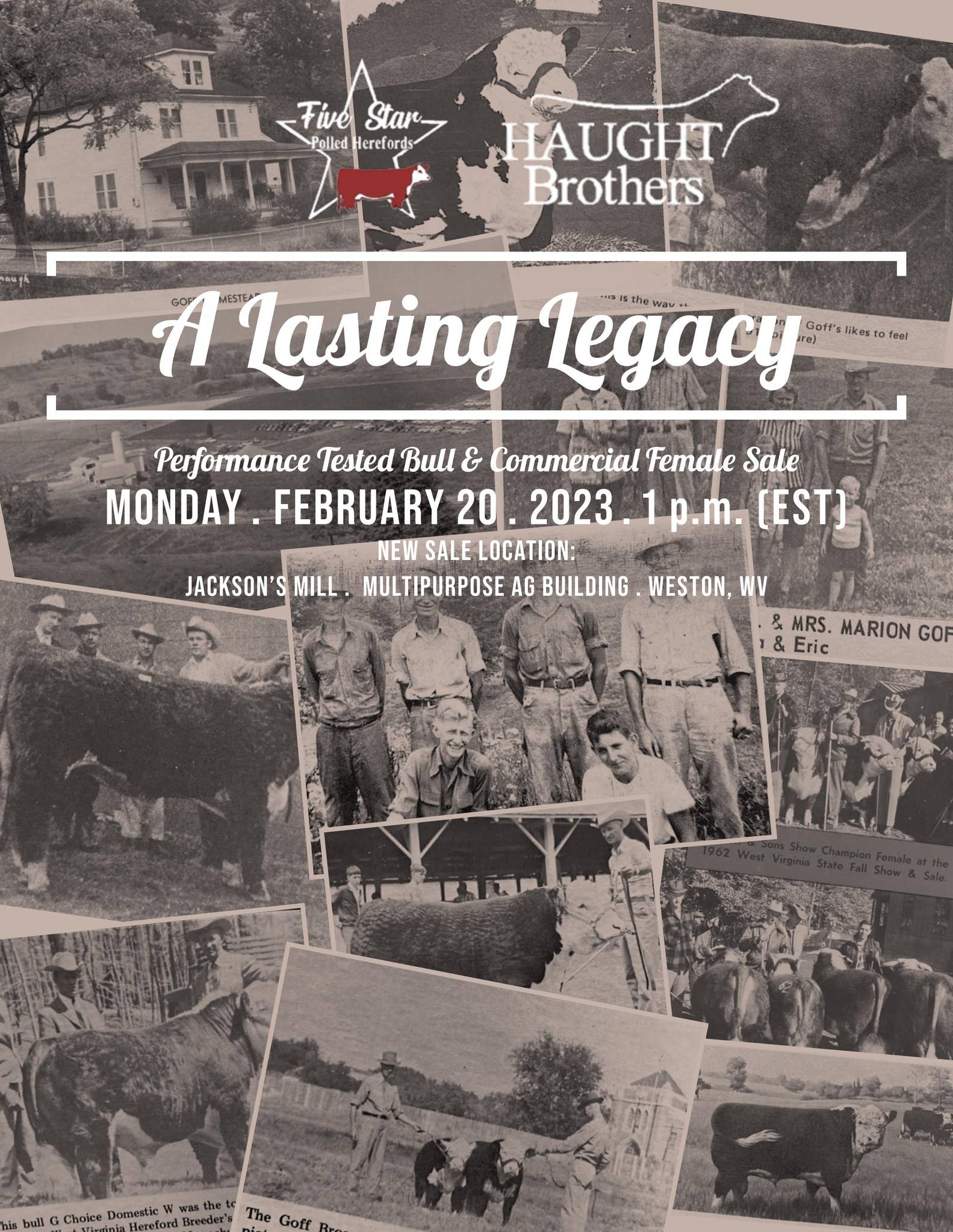 A Lasting Legacy Bull & Commercial Female Sale by American Hereford ...