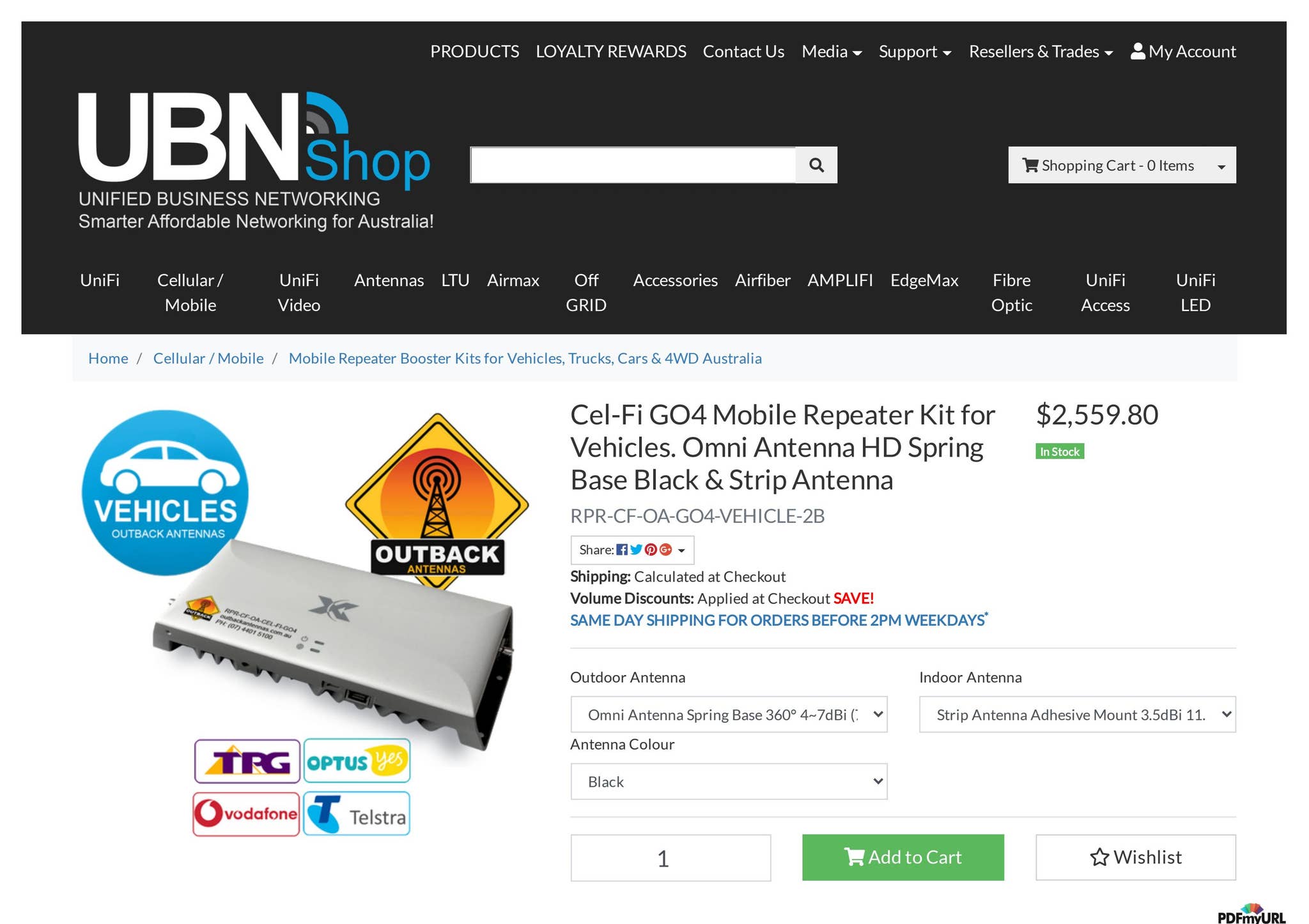 Buy Cel-Fi GO4 Mobile Repeater Kit for Vehicles. Omni Antenna HD Spring ...