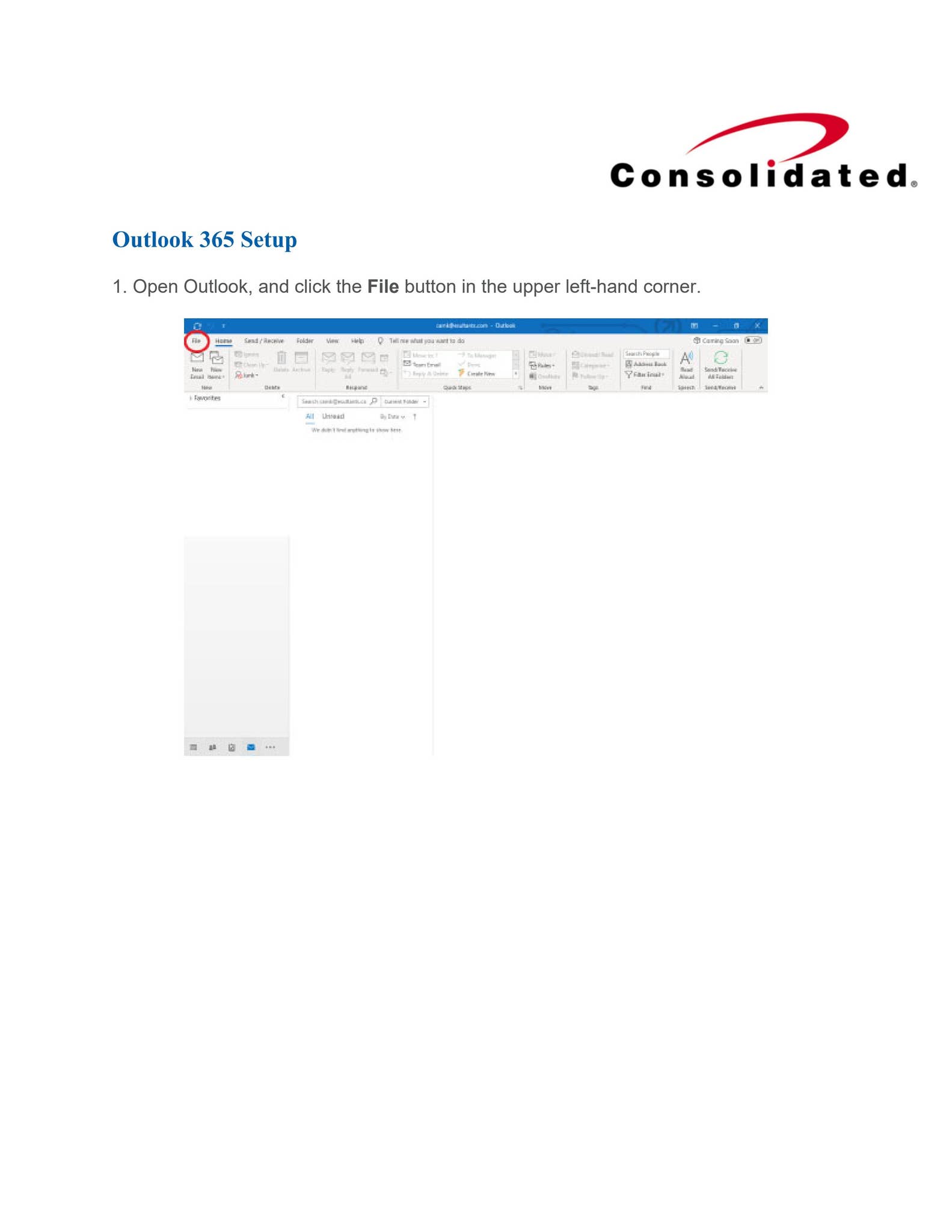 Outlook 365 Mail Setup - Consolidated Telcom Internet Support by Consolidated Telcom - Issuu