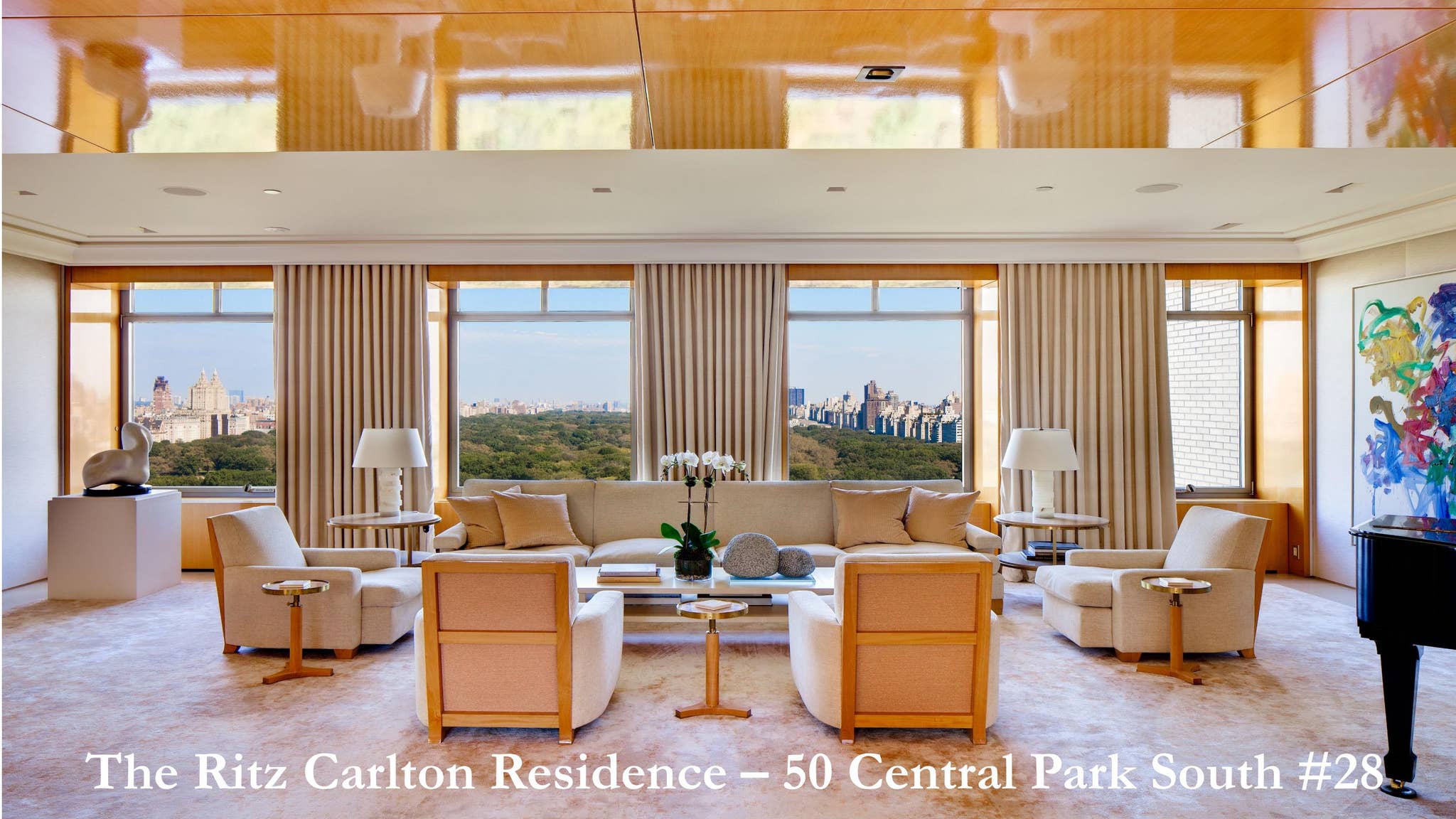 Ritz Carlton 50 Central Park South #28 " Breathtaking 102 Feet of Central Park Views by Carol ...