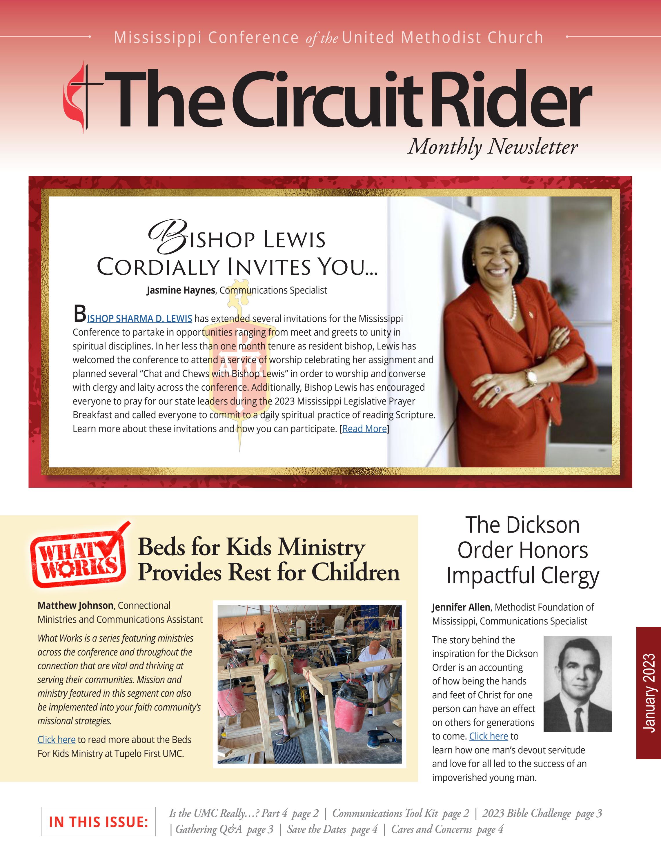 The Circuit Rider January 2023 by Cindy Clark - Issuu