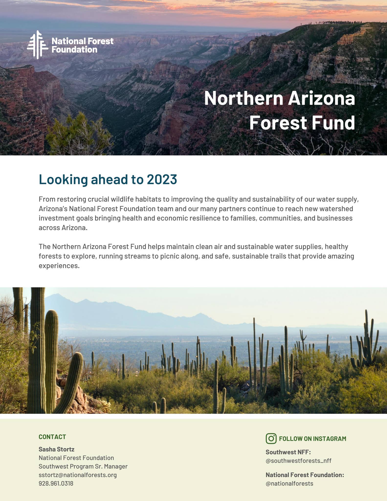 Northern Arizona Forest Fund 2023 Projects by National Forest ...