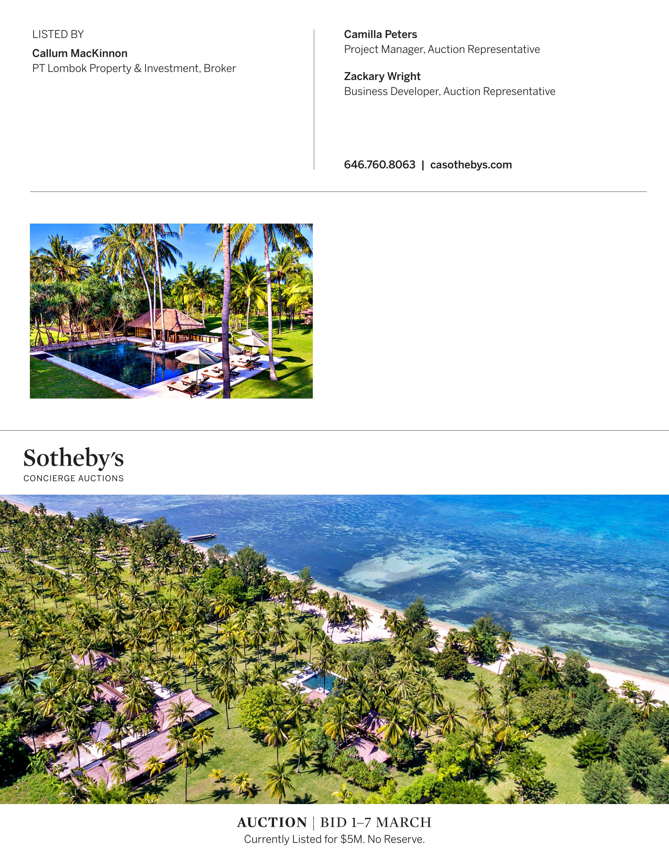 Sira Beach House | Near Bali, Indonesia by Sotheby's Concierge Auctions ...