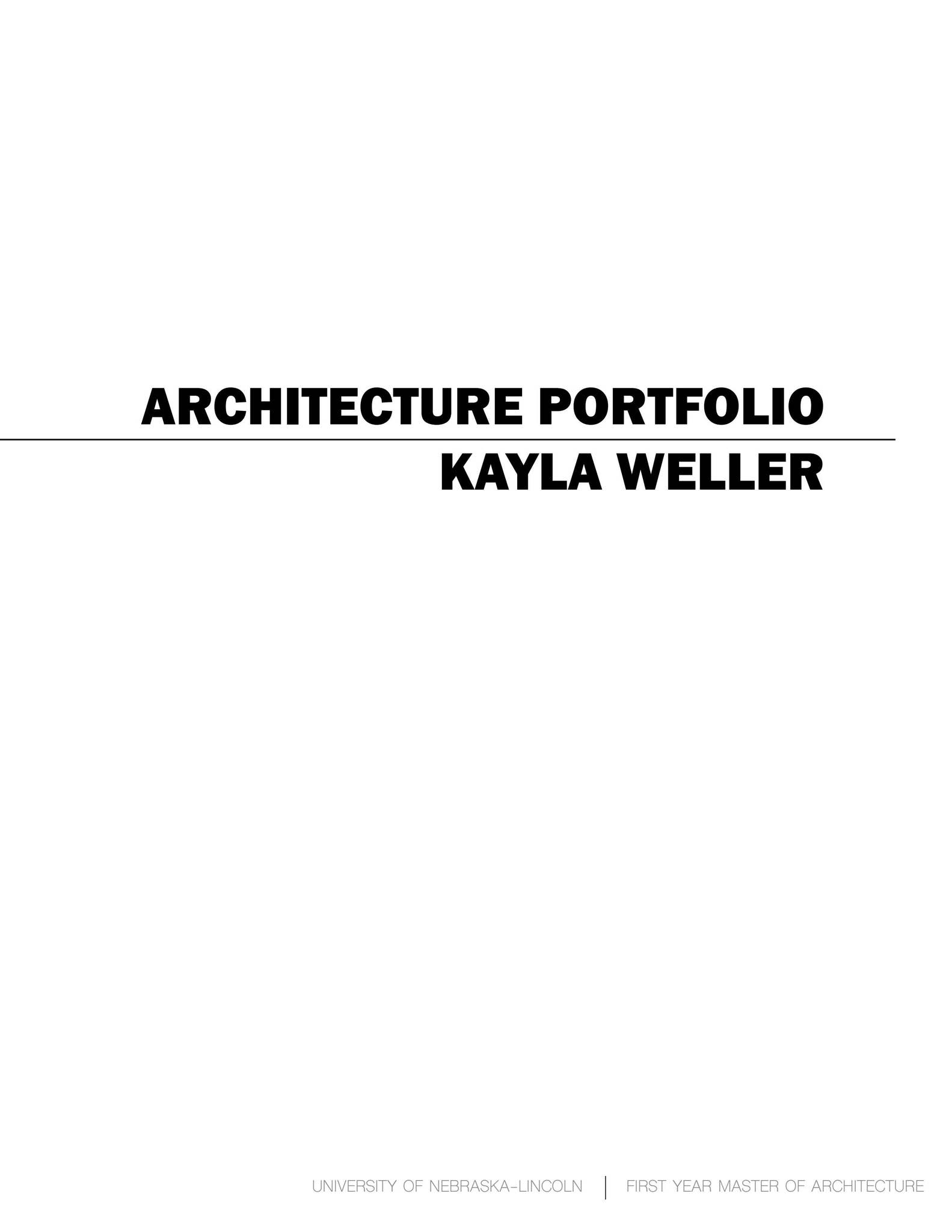 Kayla Weller Architecture Portfolio 2023 by kweller18 - Issuu