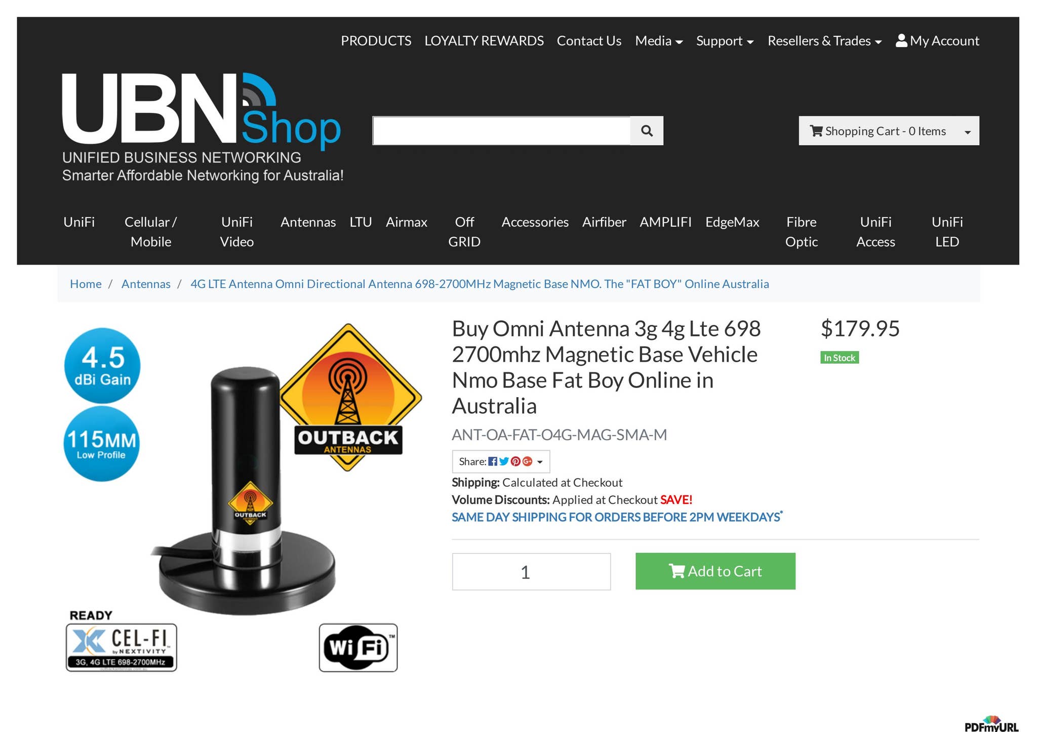 Buy Omni Antenna 3g 4g Lte 698 2700mhz Magnetic Base Vehicle Nmo Base ...
