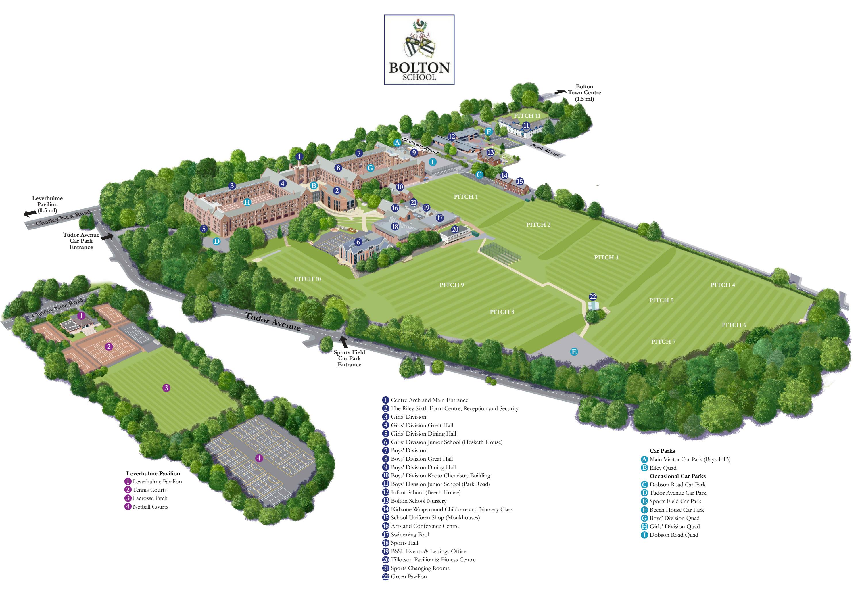 Campus Map by Bolton School - Issuu