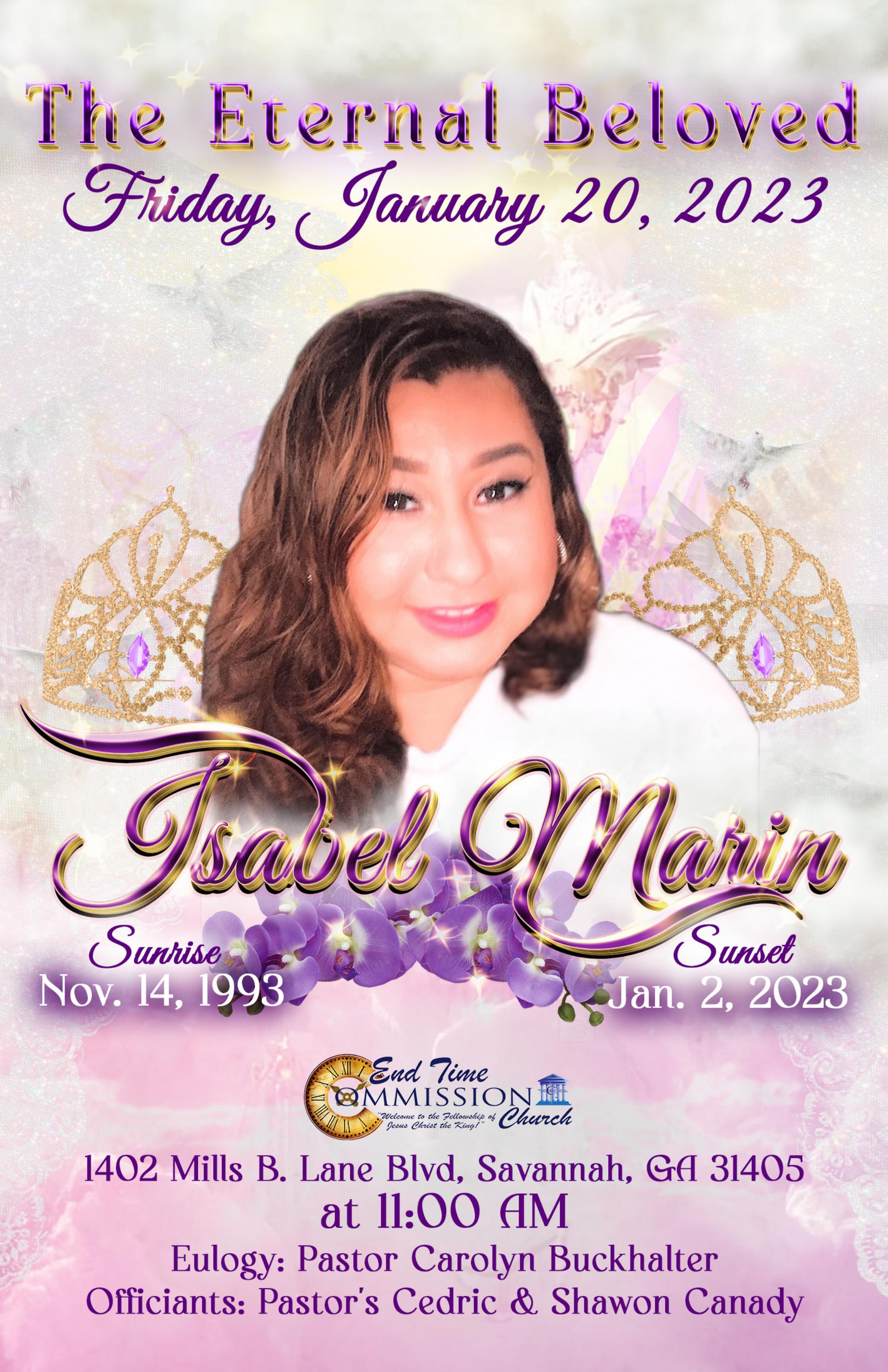 Celebration of Life: Isabel Marin2 by IAmGraphics - Issuu