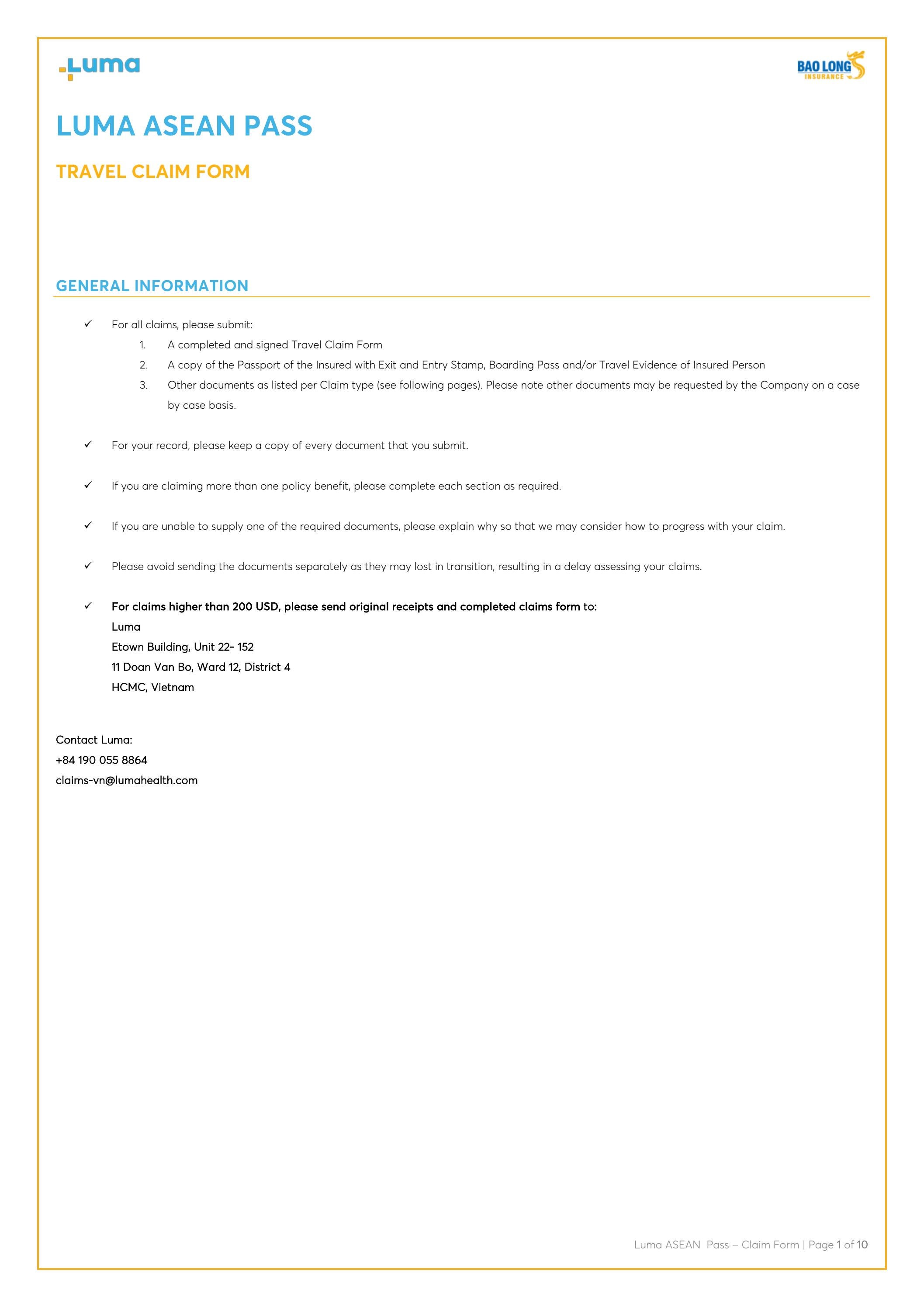 Luma ASEAN Pass - Claims Form by Agoda Onboarding Team - Issuu