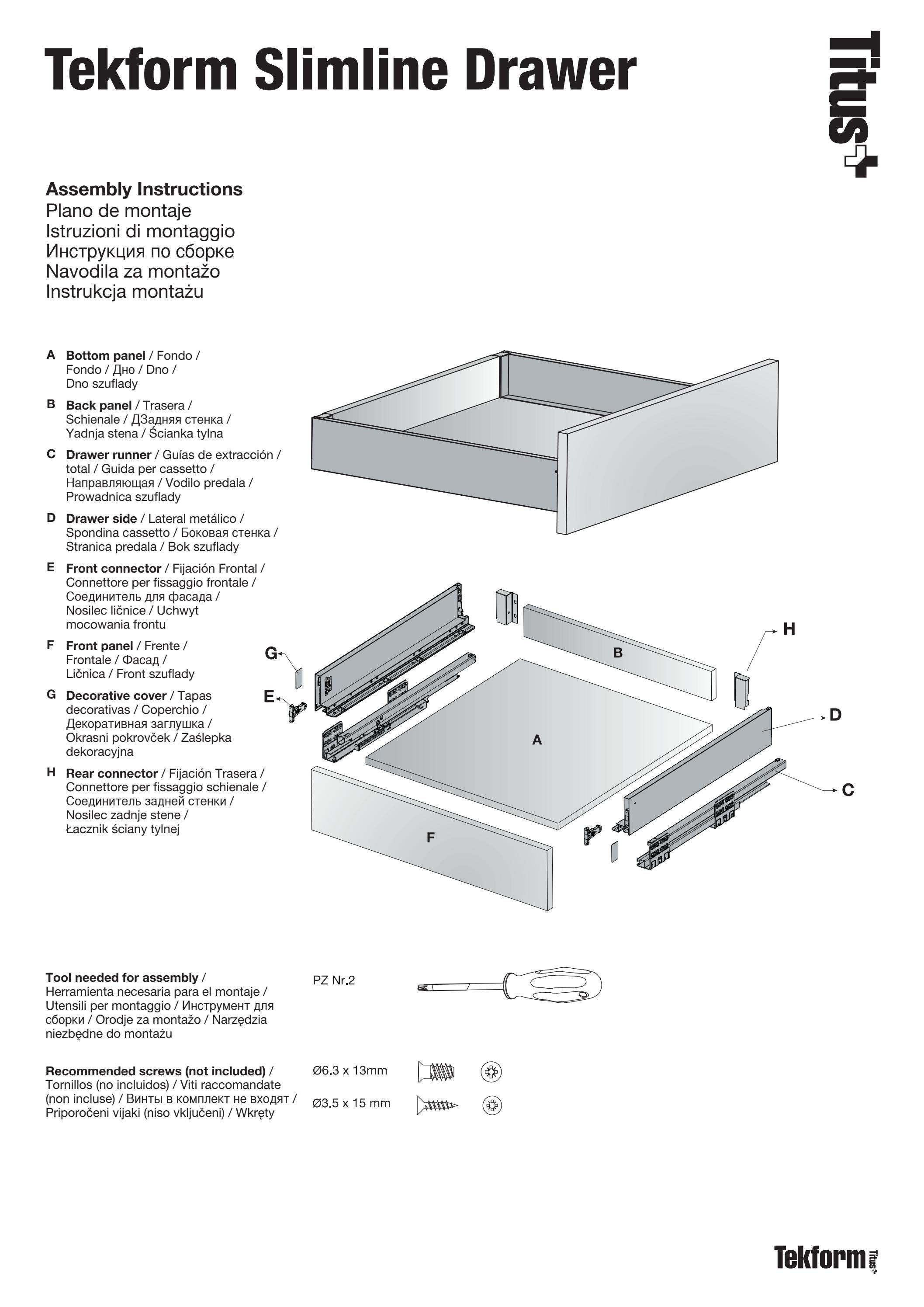 2022_Titus_Tekform-Slimline-Drawer_Mounting-Instructions by Titus Group ...