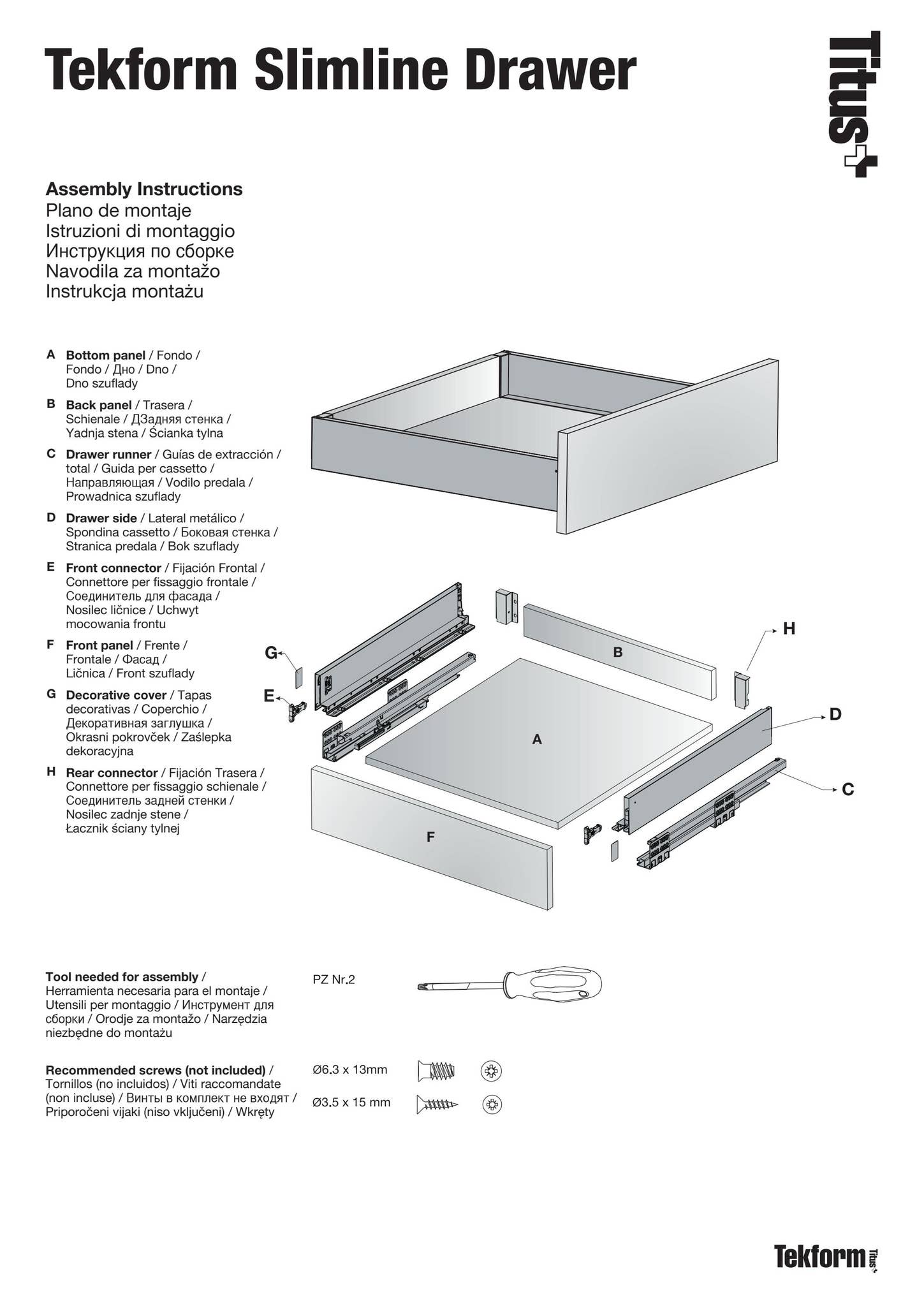 2022_Titus_Tekform-Slimline-Drawer_Mounting-Instructions by Titus Group ...