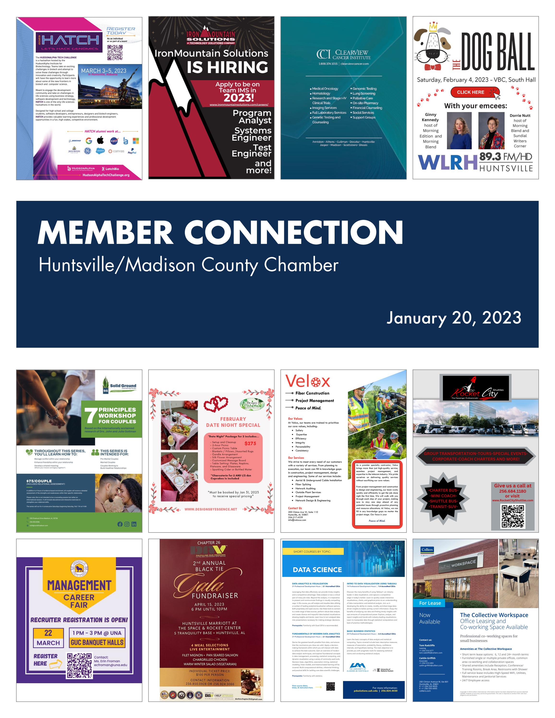 Member Connection, January 20, 2023 by Huntsville/Madison County ...