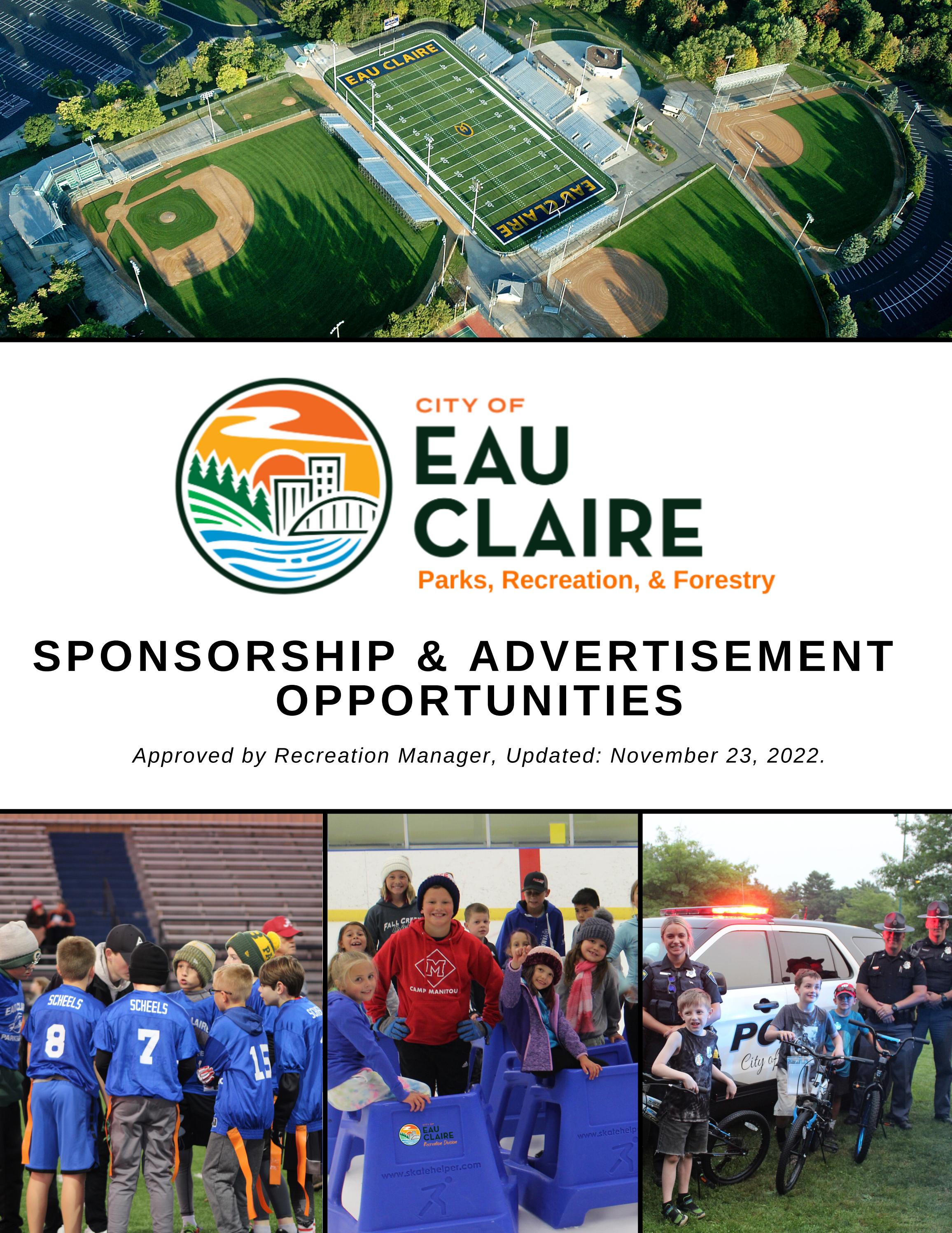 Eau Claire Recreation Sponsorship & Advertisement Opportunities by Eau ...