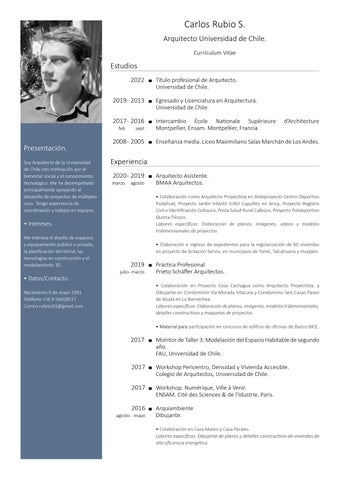 Curriculum Carlos Rubio by Carlos Rubio - Issuu