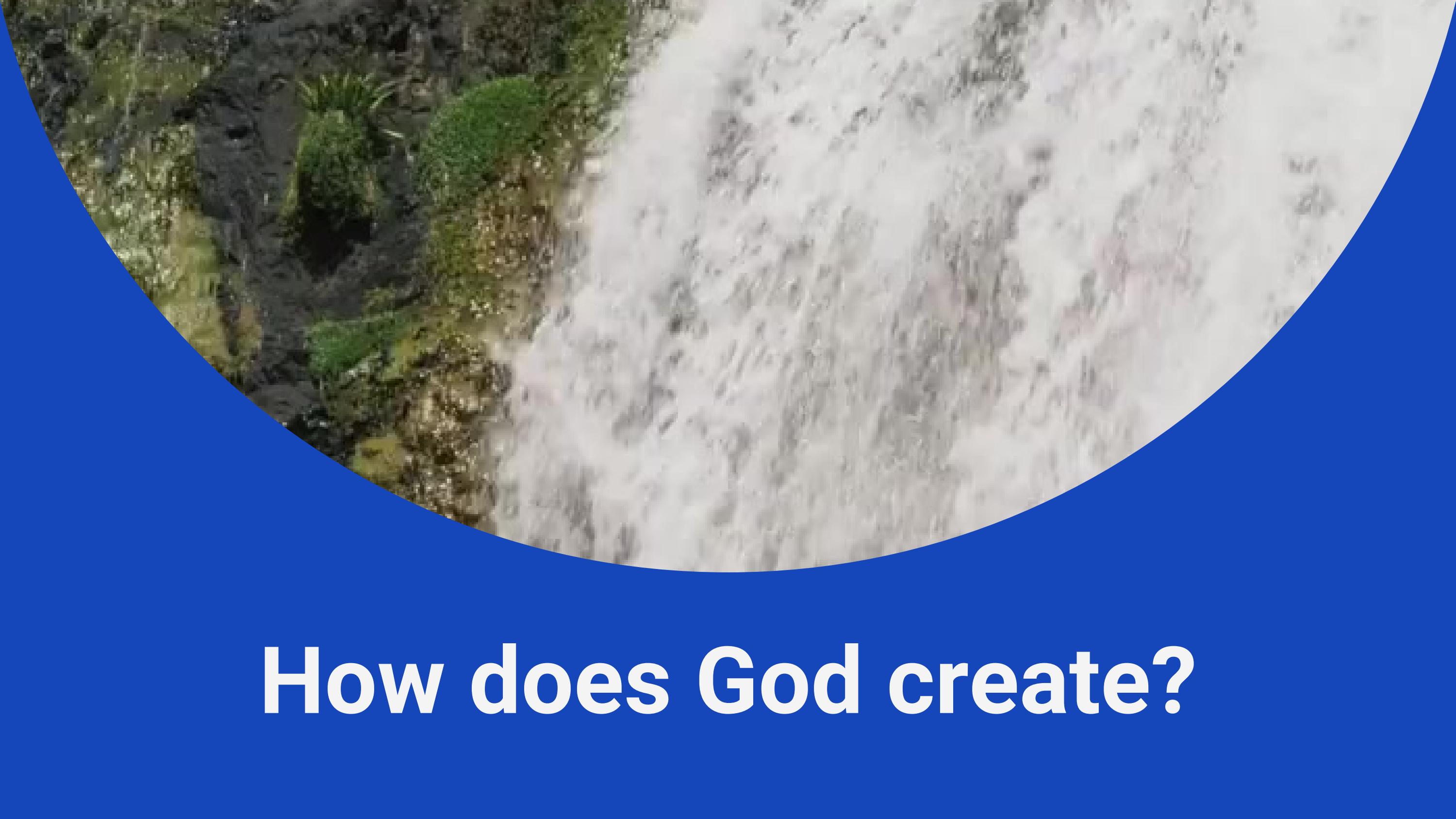 How Does God Create? by smithsfallsadventist - Issuu