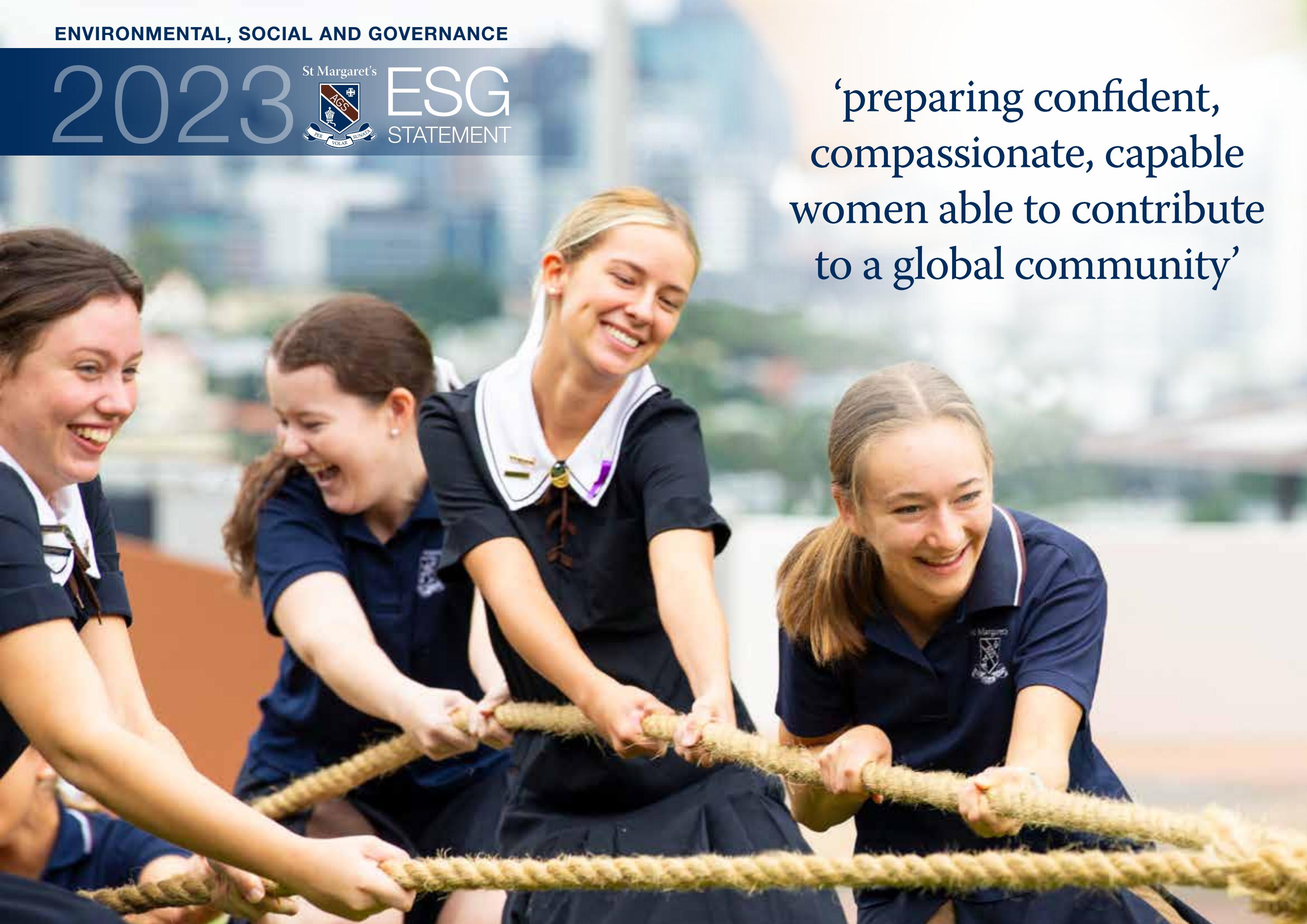 St Margaret's ESG Statement by St Margaret's Anglican Girls School - Issuu