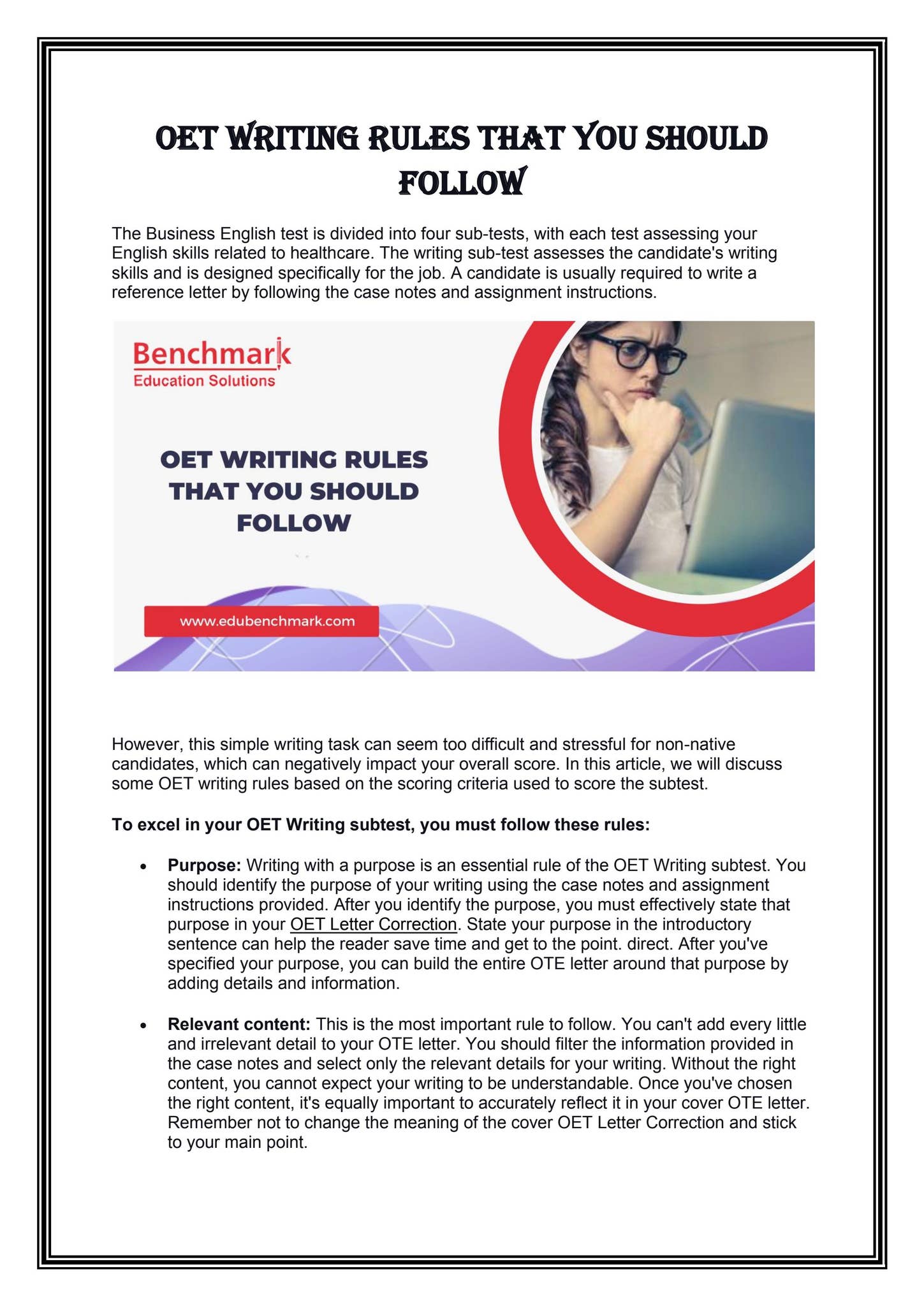 OET Training & Preparation Online Course for Doctors, Nurses by ...