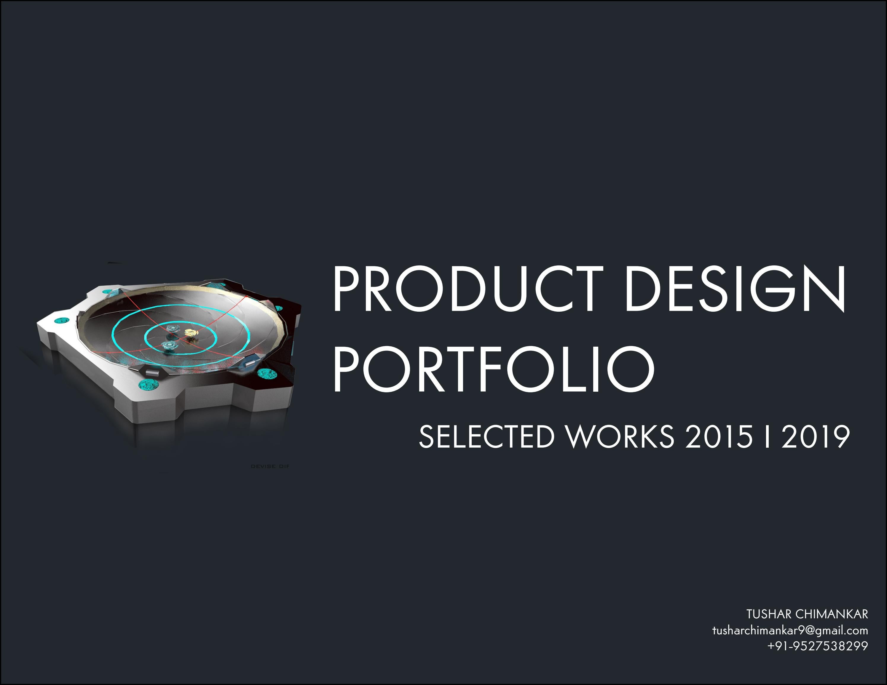 Tushar Chimankar | Product Design Portfolio 2019 by Tushar Chimankar ...