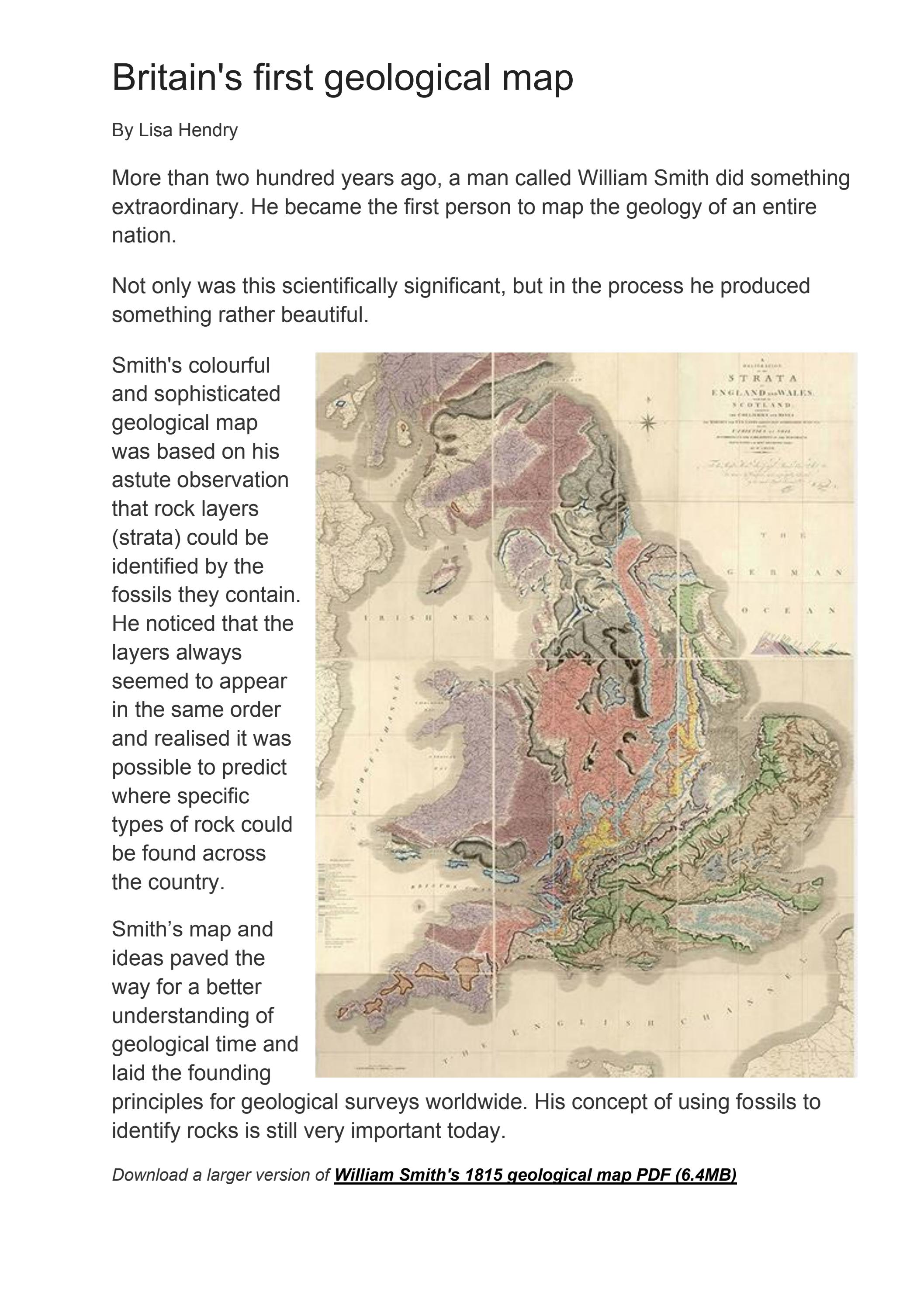 The Map that Changed the World by DeborahEd - Issuu
