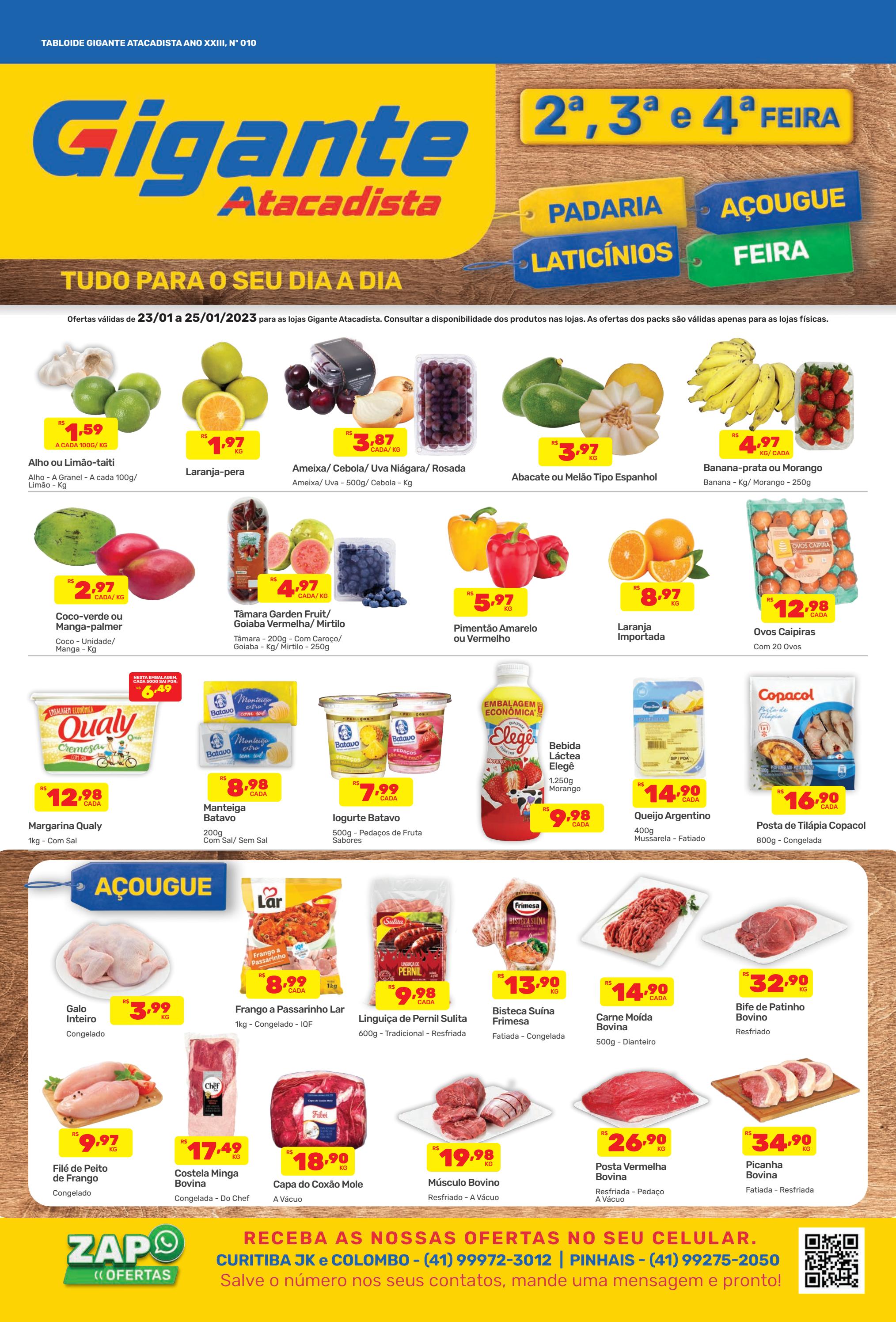 Ofertas para o dia a dia é no Gigante Atacadista. Válidas de 23.01 a 25 ...
