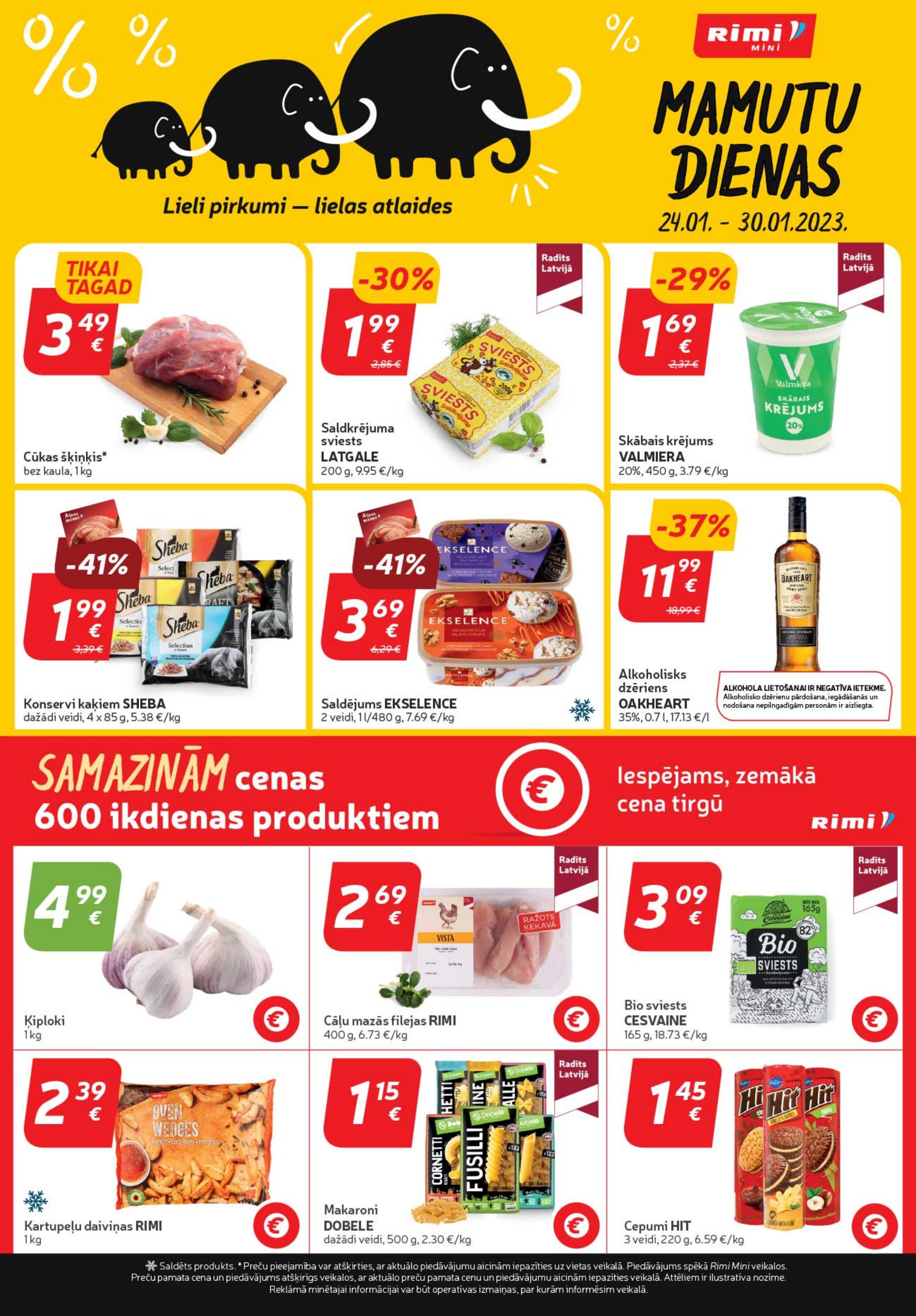 Mini Rimi akciju buklets 24.01.-30.01.2023. by Rimi - Issuu