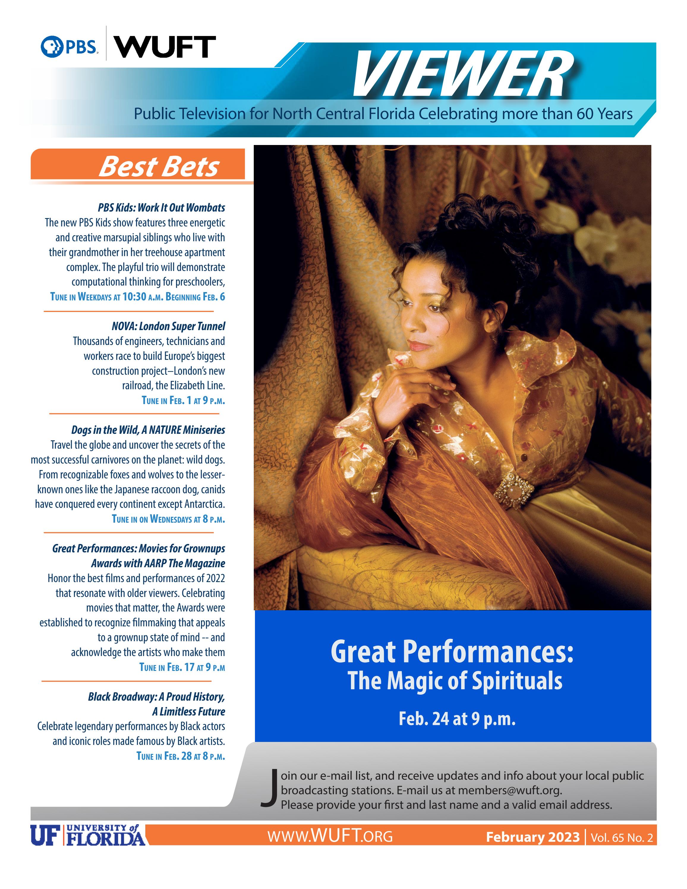 WUFT TV Viewer Guide - February 2023 by UF CJC - Issuu