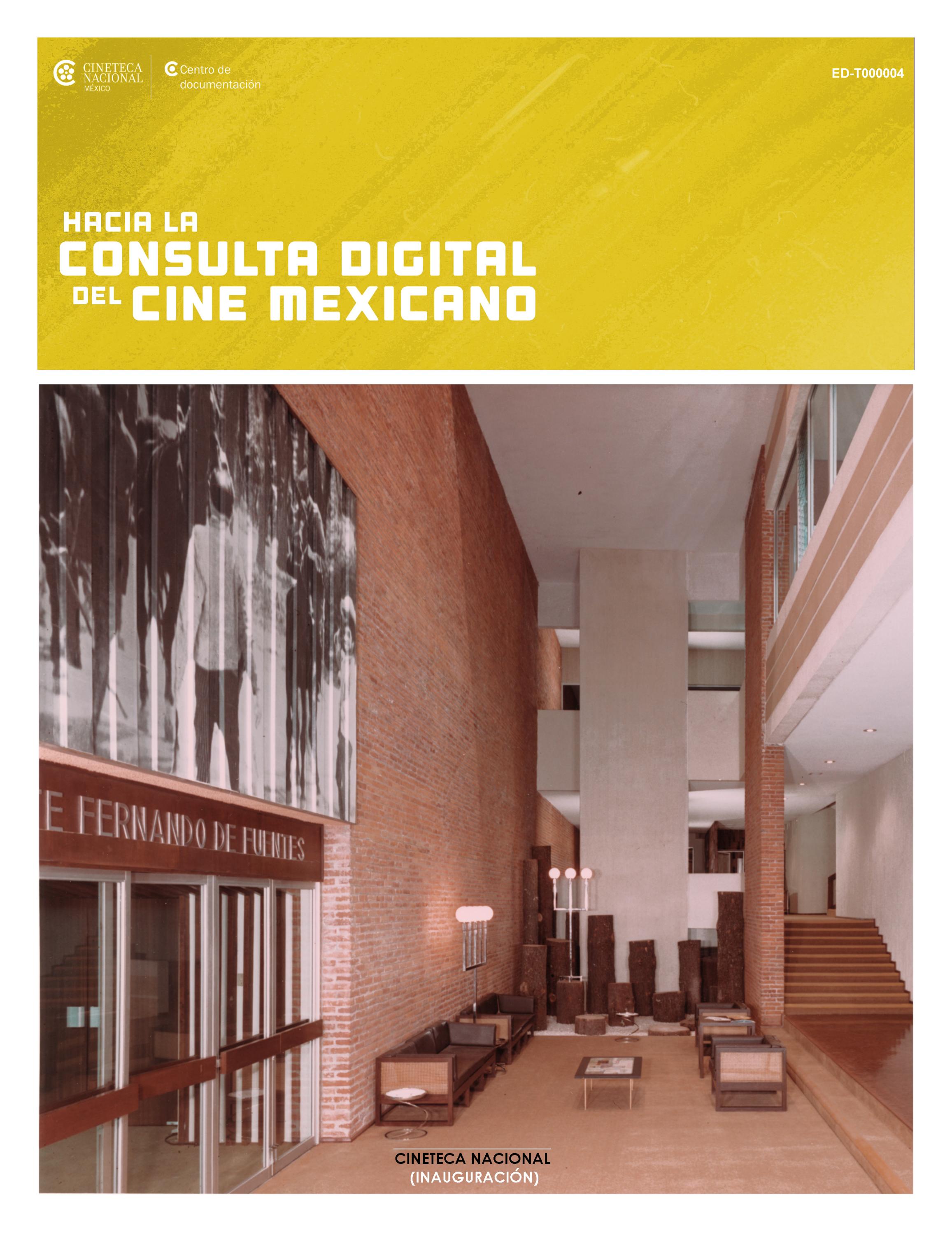 CINETECA NACIONAL (INAUGURACIÓN) by Centro de Documentación Cineteca ...
