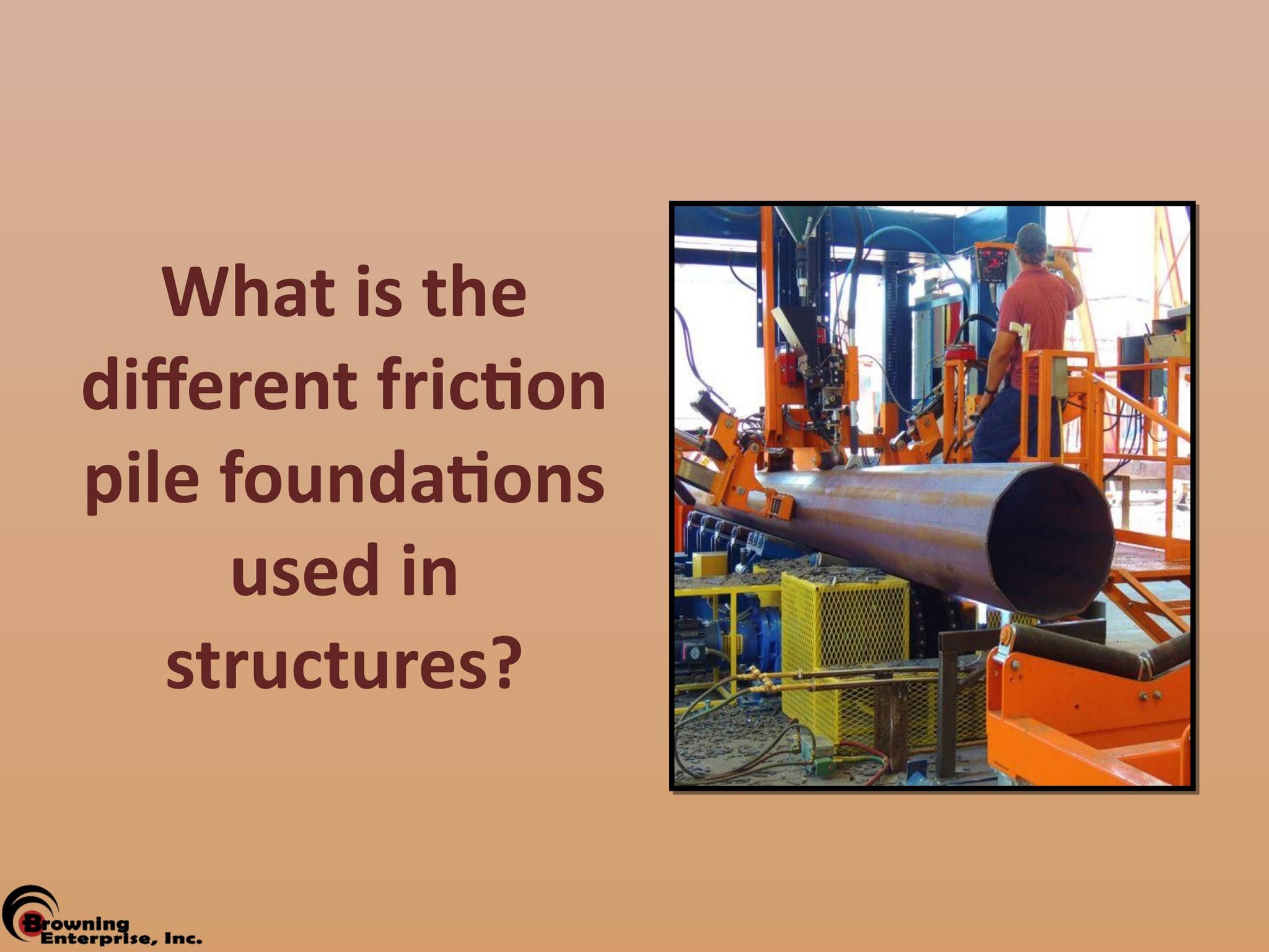 What is the different friction pile foundations used in structures? by ...