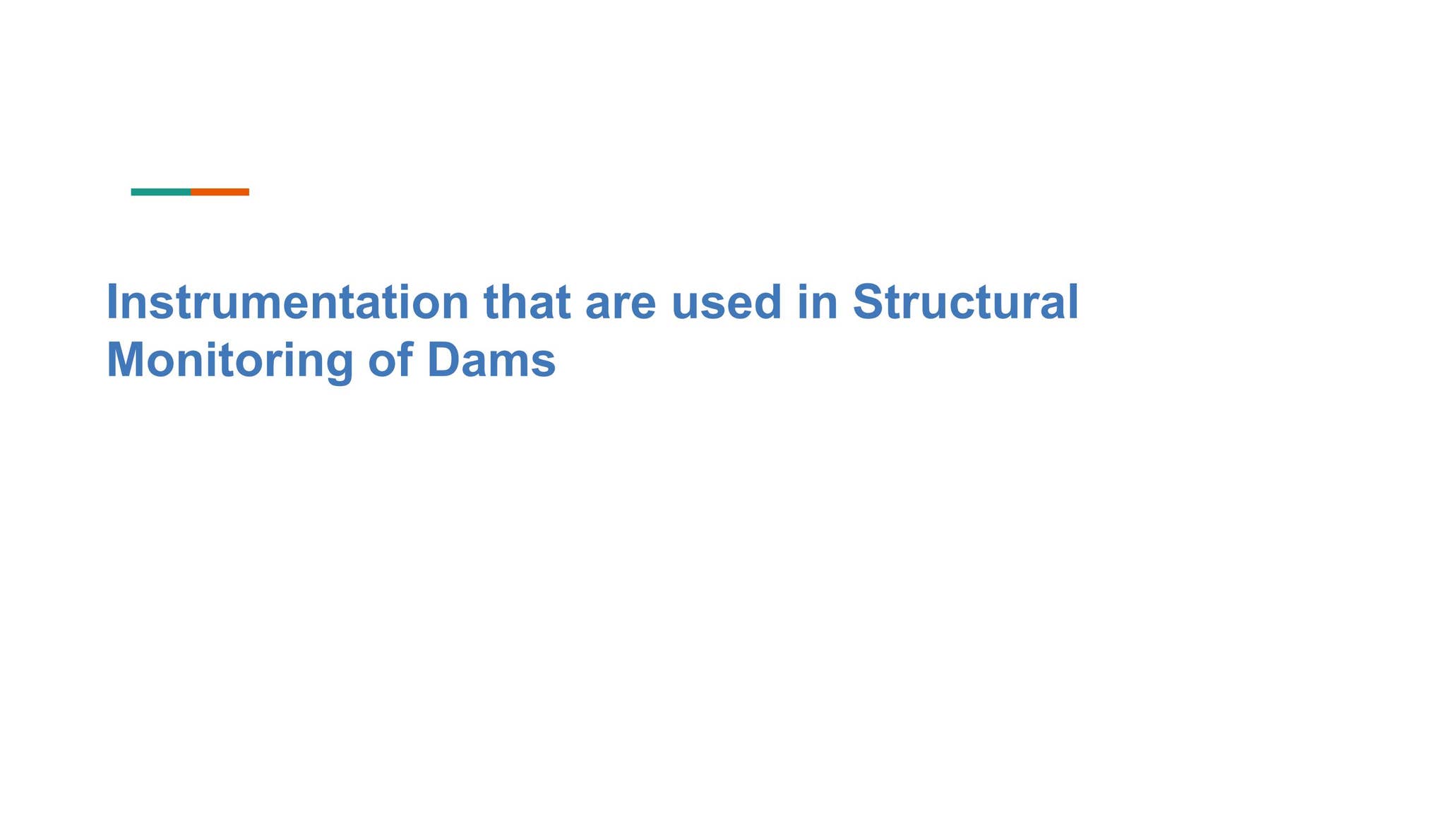 Instrumentation & Structural Monitoring of Dams geotechnical ...
