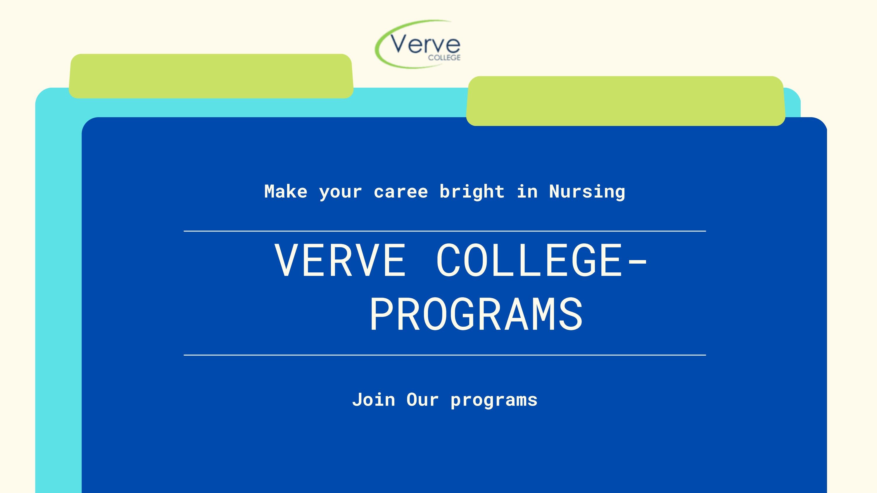 Verve College- Programs by Verve College - Issuu
