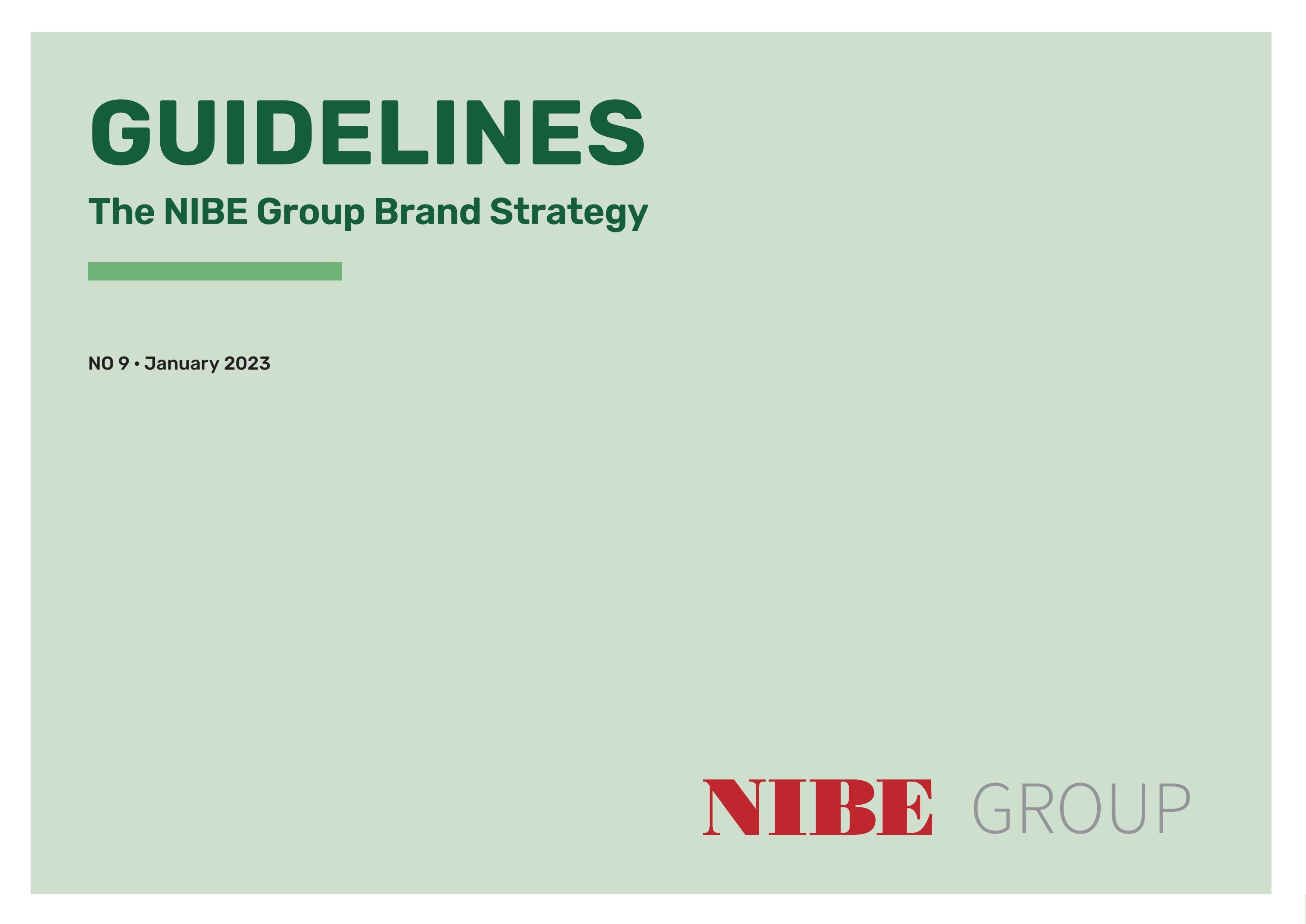 NIBE Group Brand Strategy Guidelines by NIBE Group - Issuu